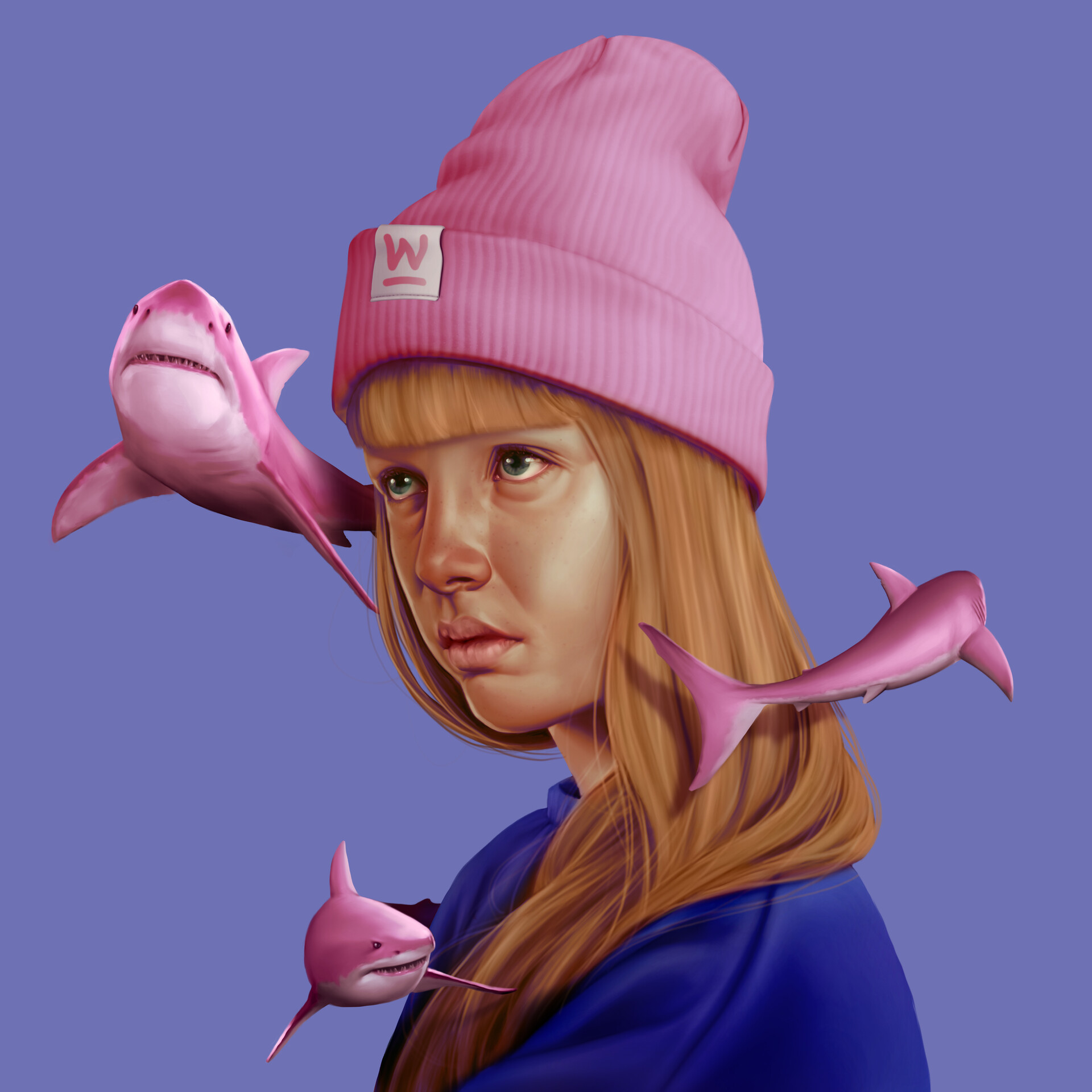 ArtStation - Shark Lady