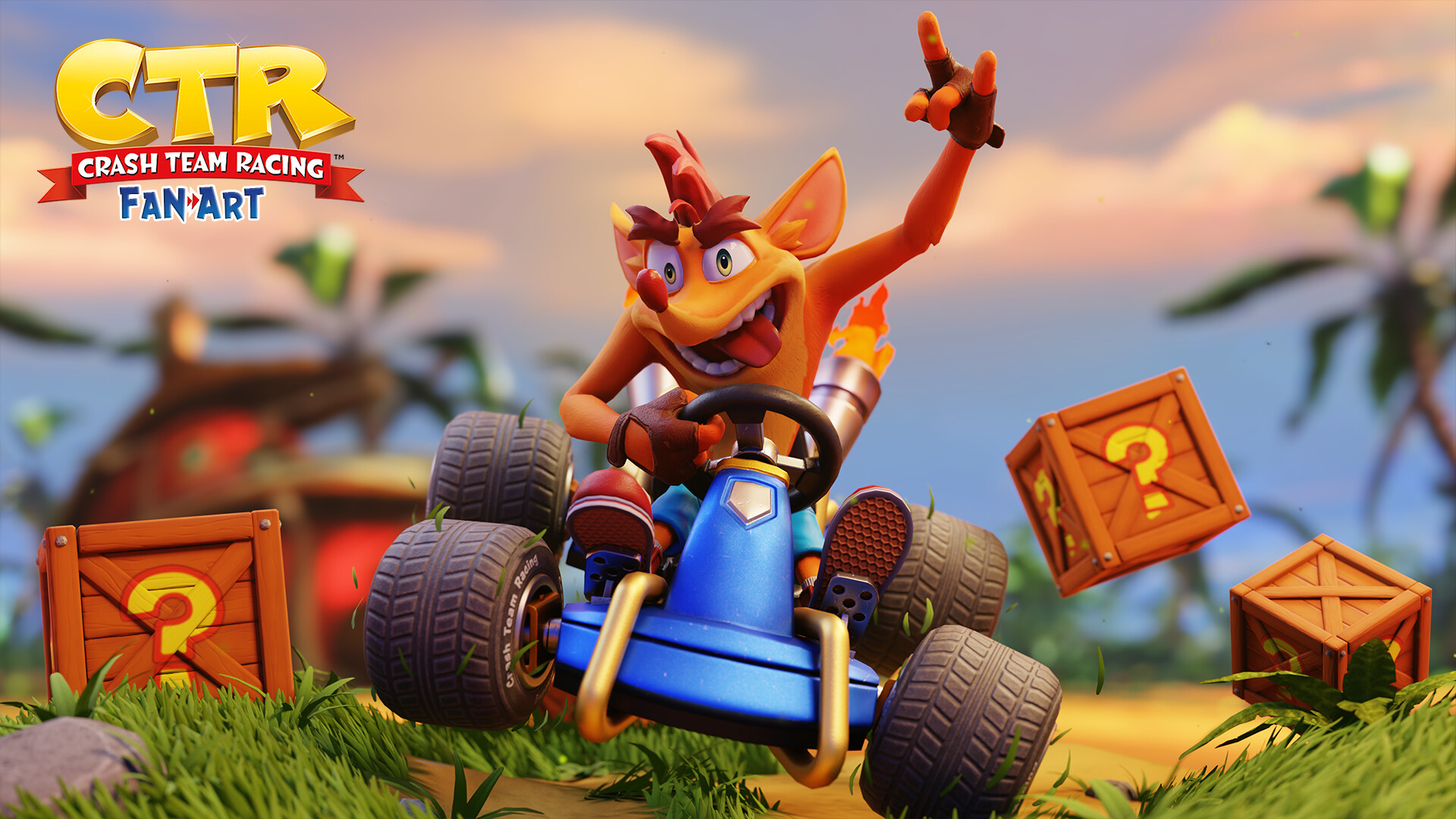 ArtStation - Crash Bandicoot FAN-ART