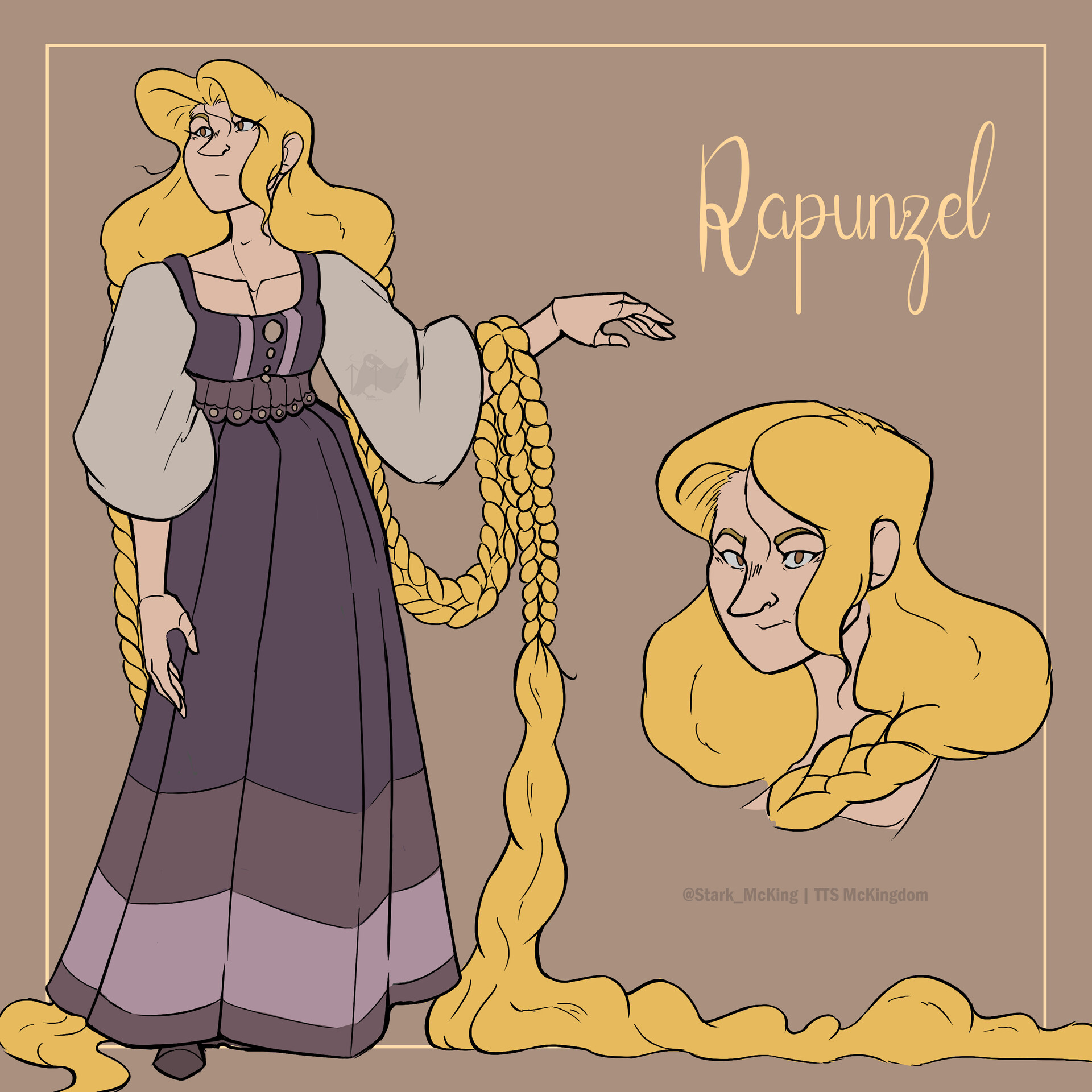 ArtStation - Rapunzel | Tales project