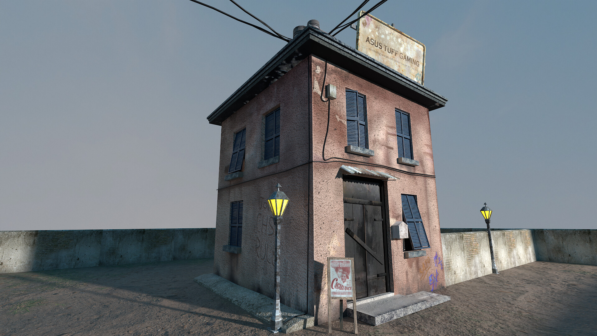 ArtStation - Street House 3D Model