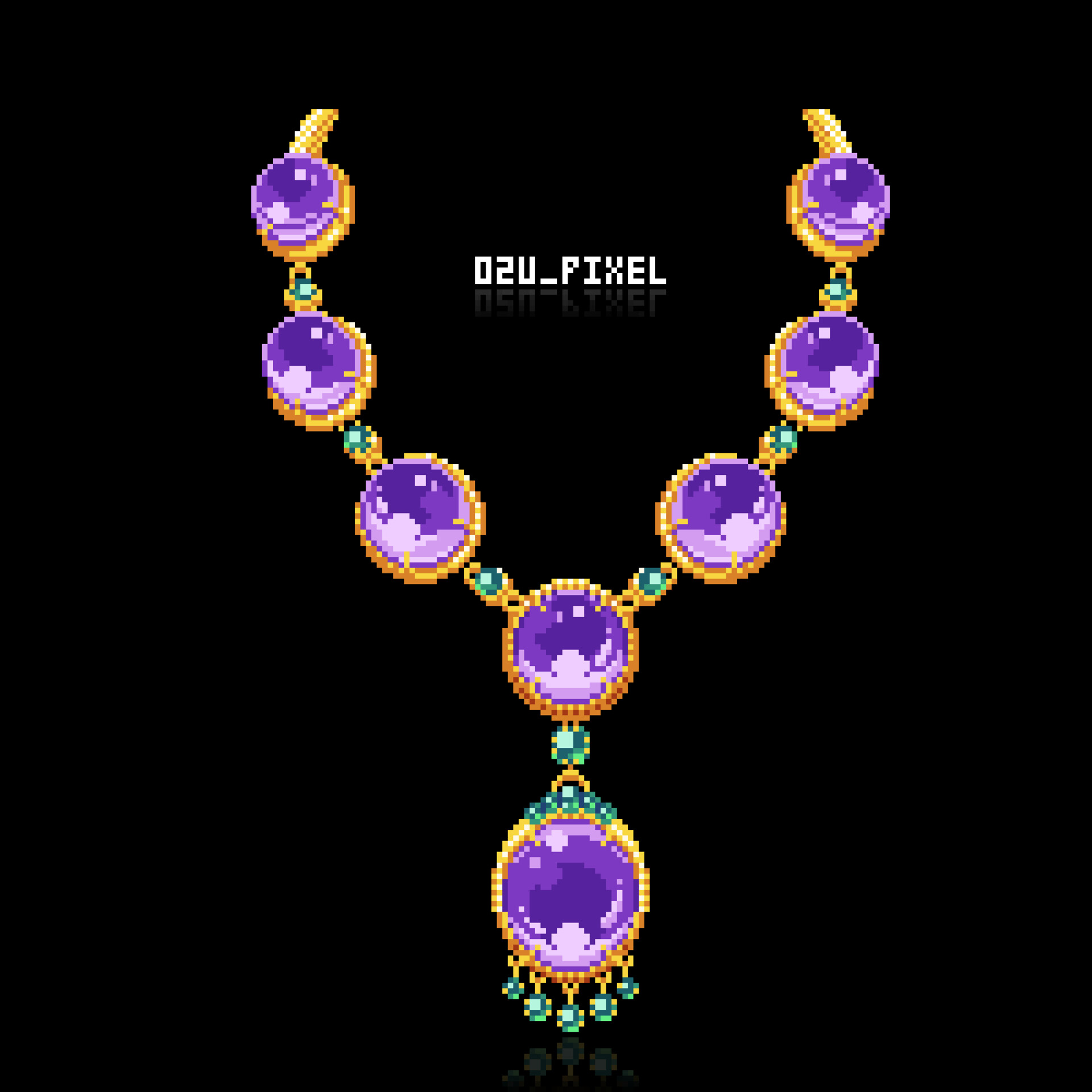 ArtStation - Amethyst necklace