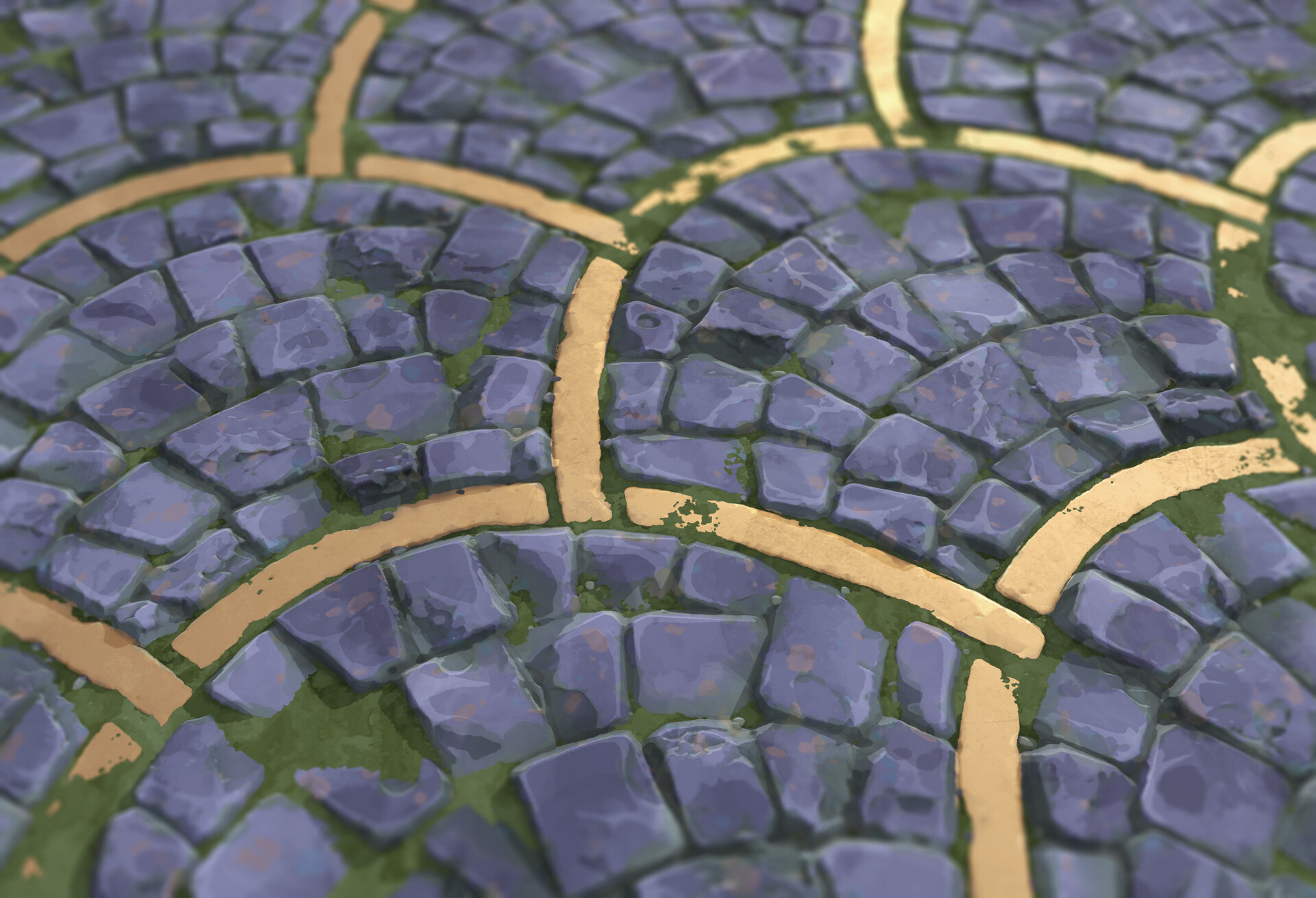 shiyue - Ghibli Stylized Ground Tile Material -- Substance 3D Designer