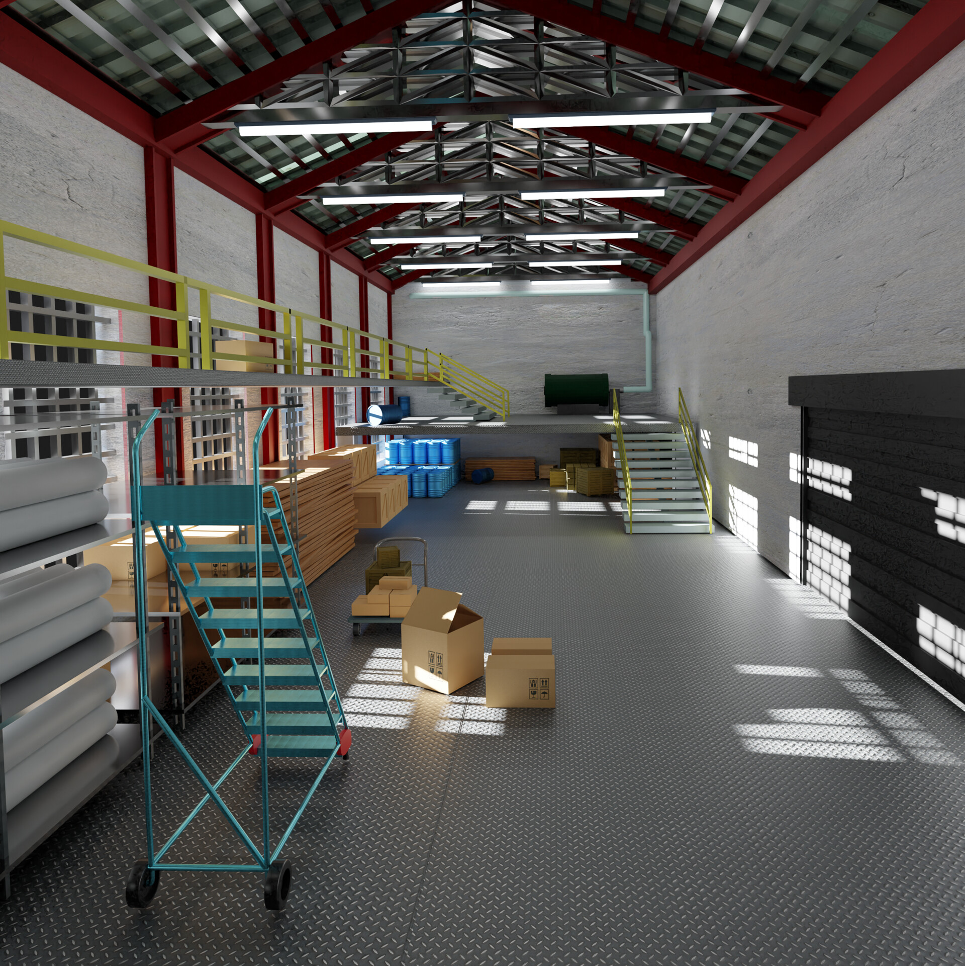 ArtStation - Warehouse with textures