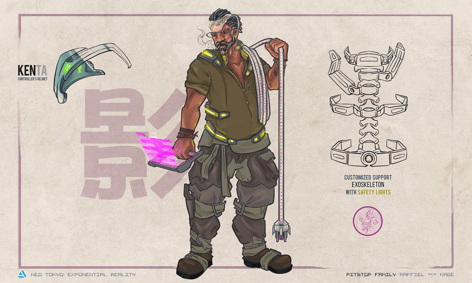 Kate Alabasini - Neo Tokyo: Exponential Reality - Pitstop Family