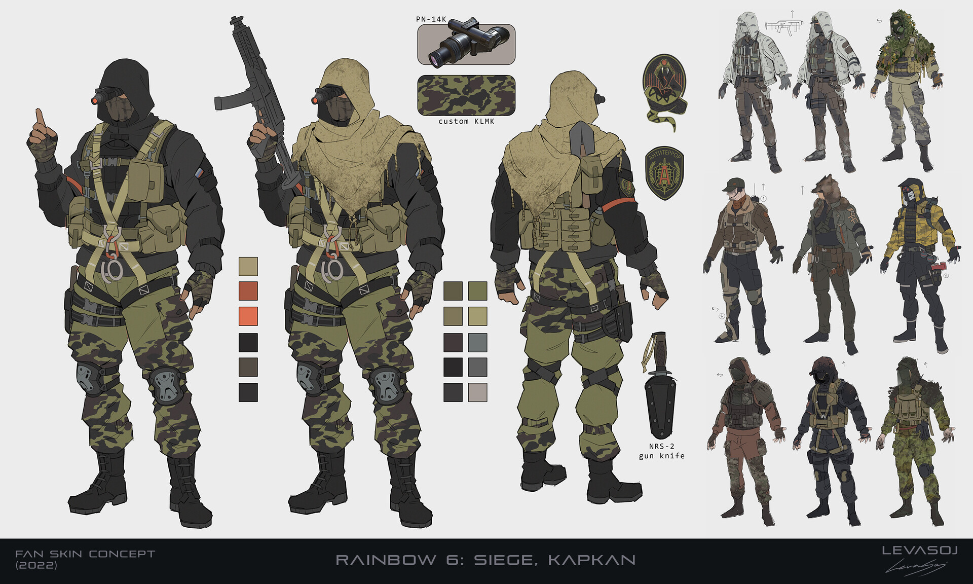 ArtStation - Kapkan fan skin concept