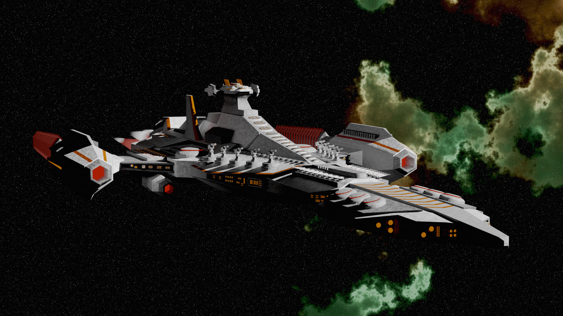 ArtStation - Vanguard - Heavy Cruiser - Interceptor