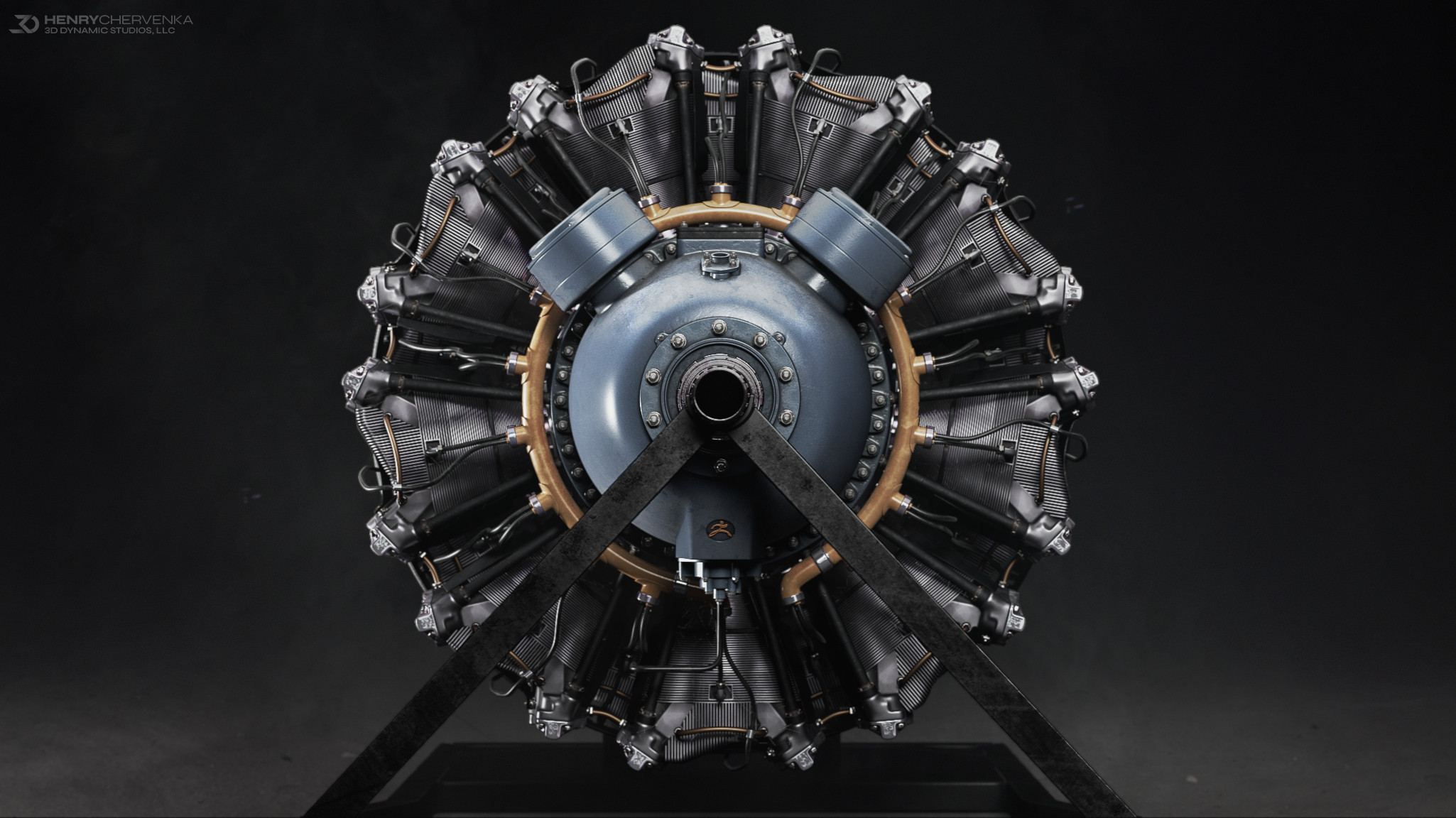 Henry Chervenka - ZBrush Summit Workshop - Modeling A R2800 Radial ...