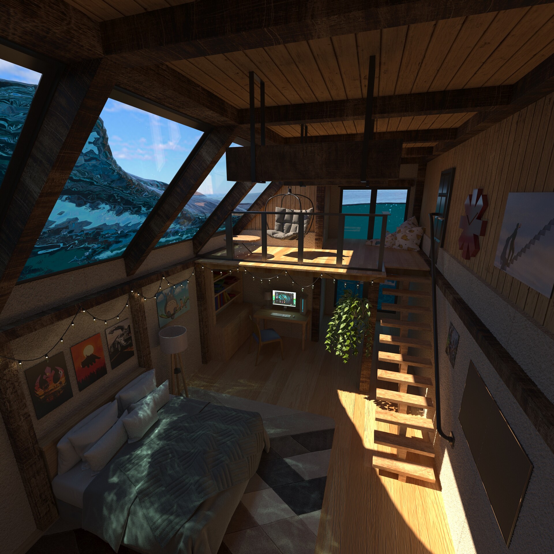 ArtStation - Cosy Loft