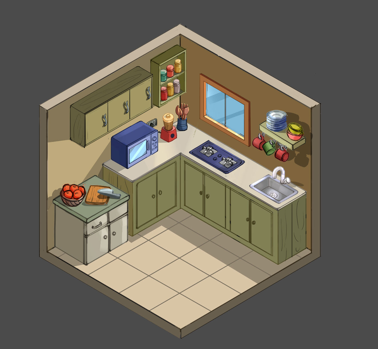 ArtStation - kitchen