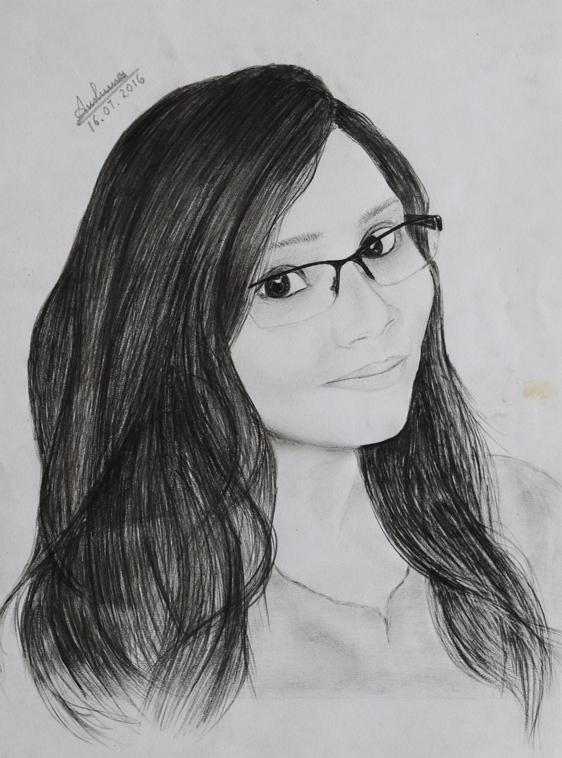 Anshuman Sisodia - Charcoal and Pastel Drawing