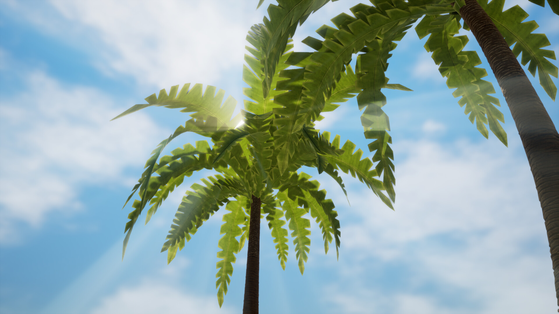 ArtStation - Stylized palm tree!