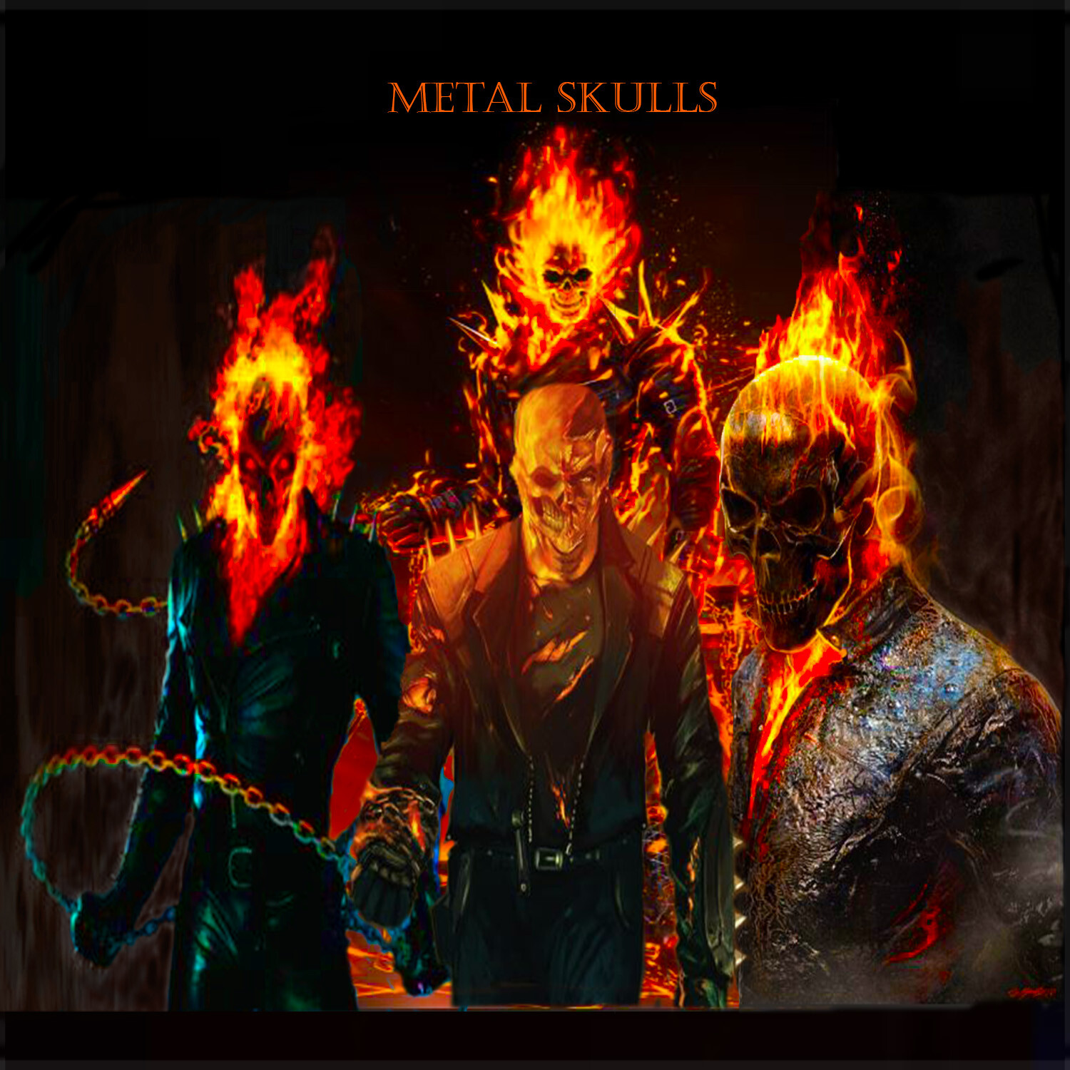 ArtStation - Metal Skulls