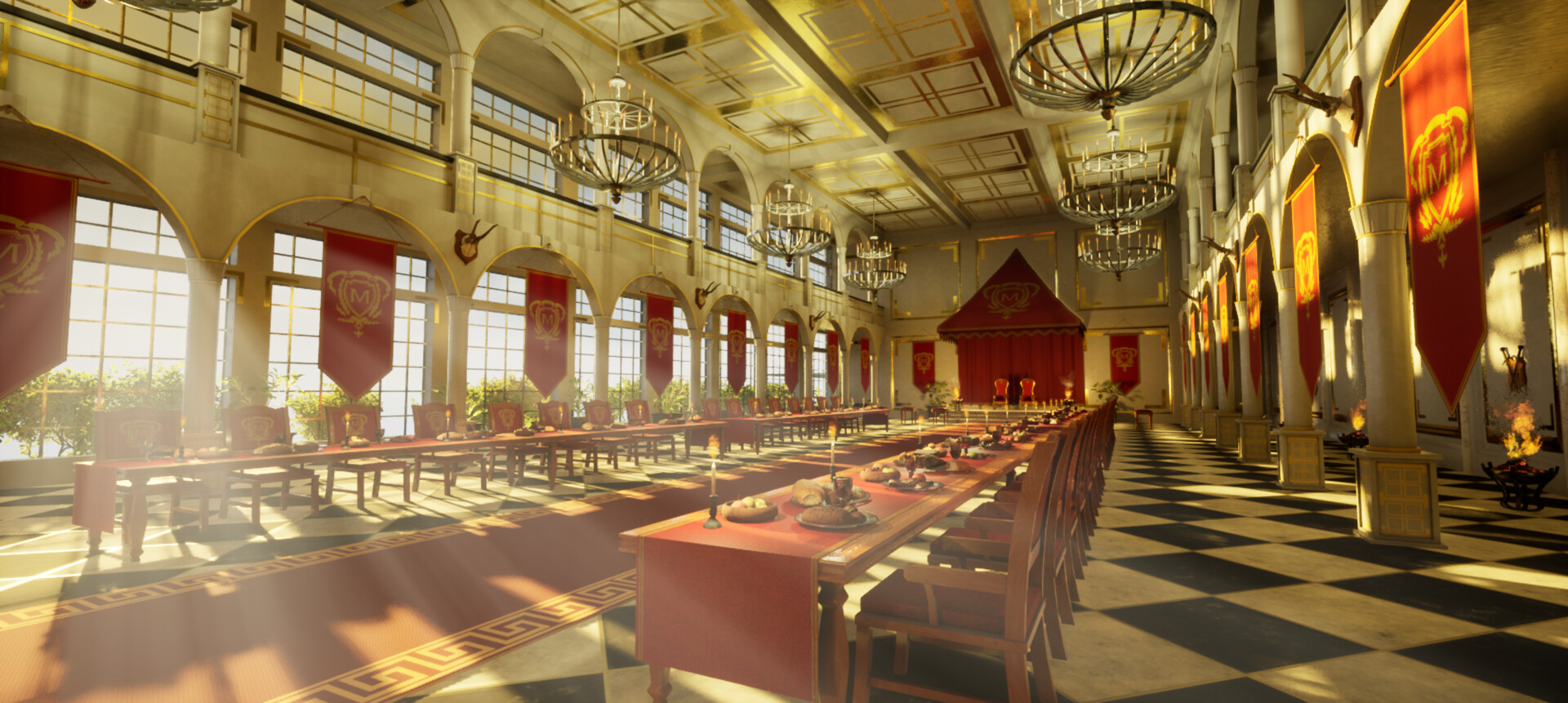 ArtStation - High Fantasy Throne Room