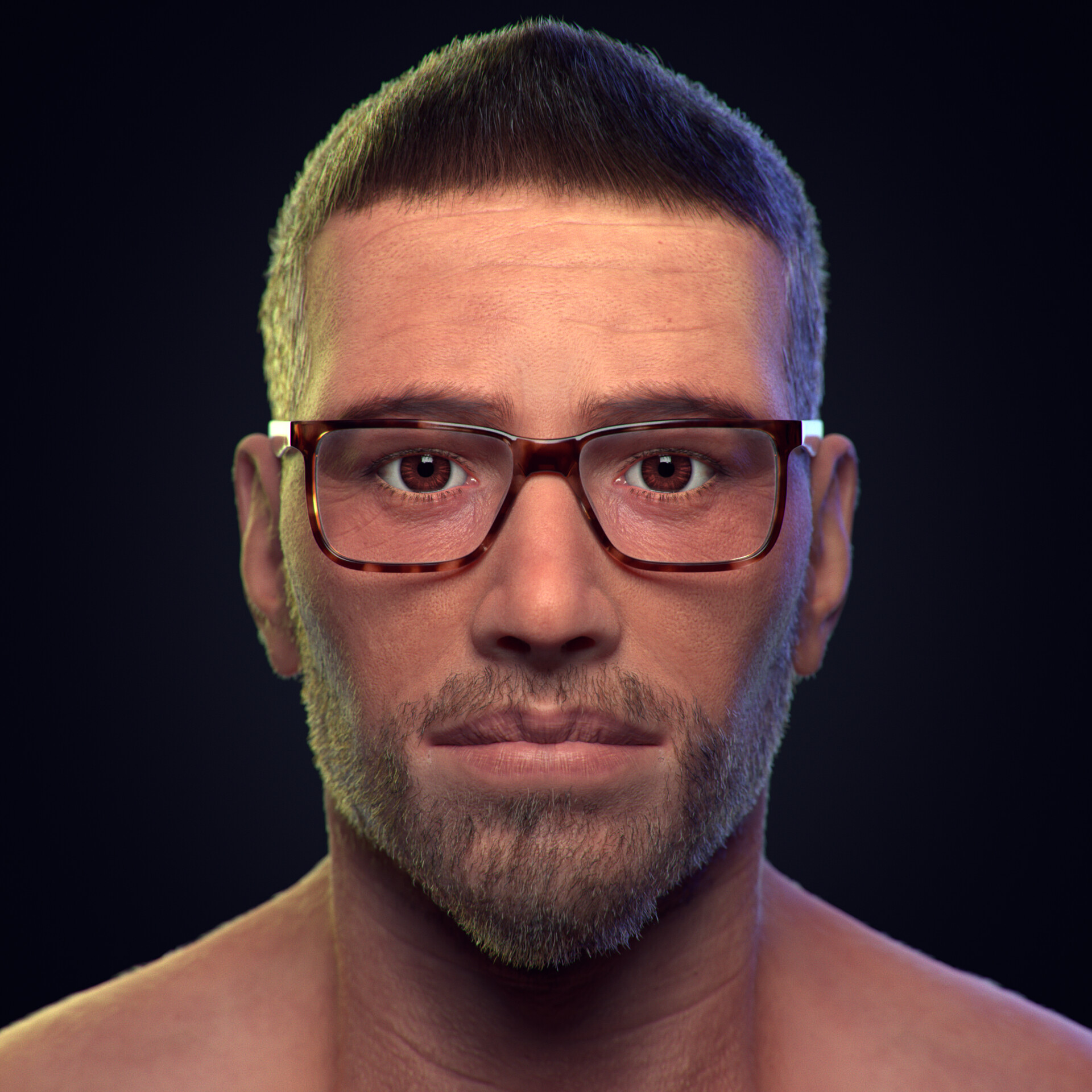 ArtStation - Man Bust