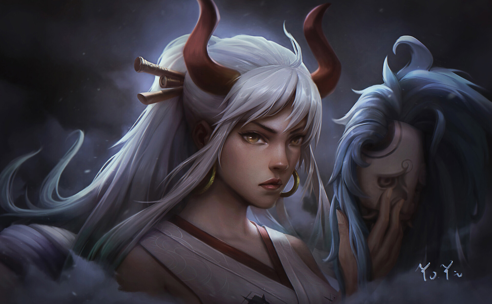 ArtStation - Yamato - OnePiece fanart