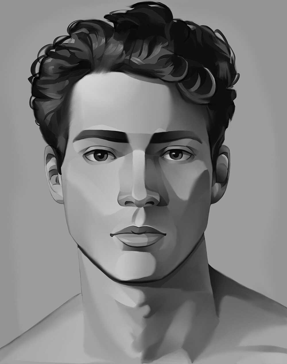 ArtStation - Male portrait study_12