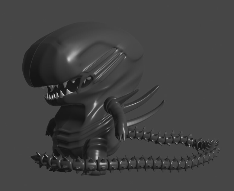 ArtStation - Baby Xenomorph Alien