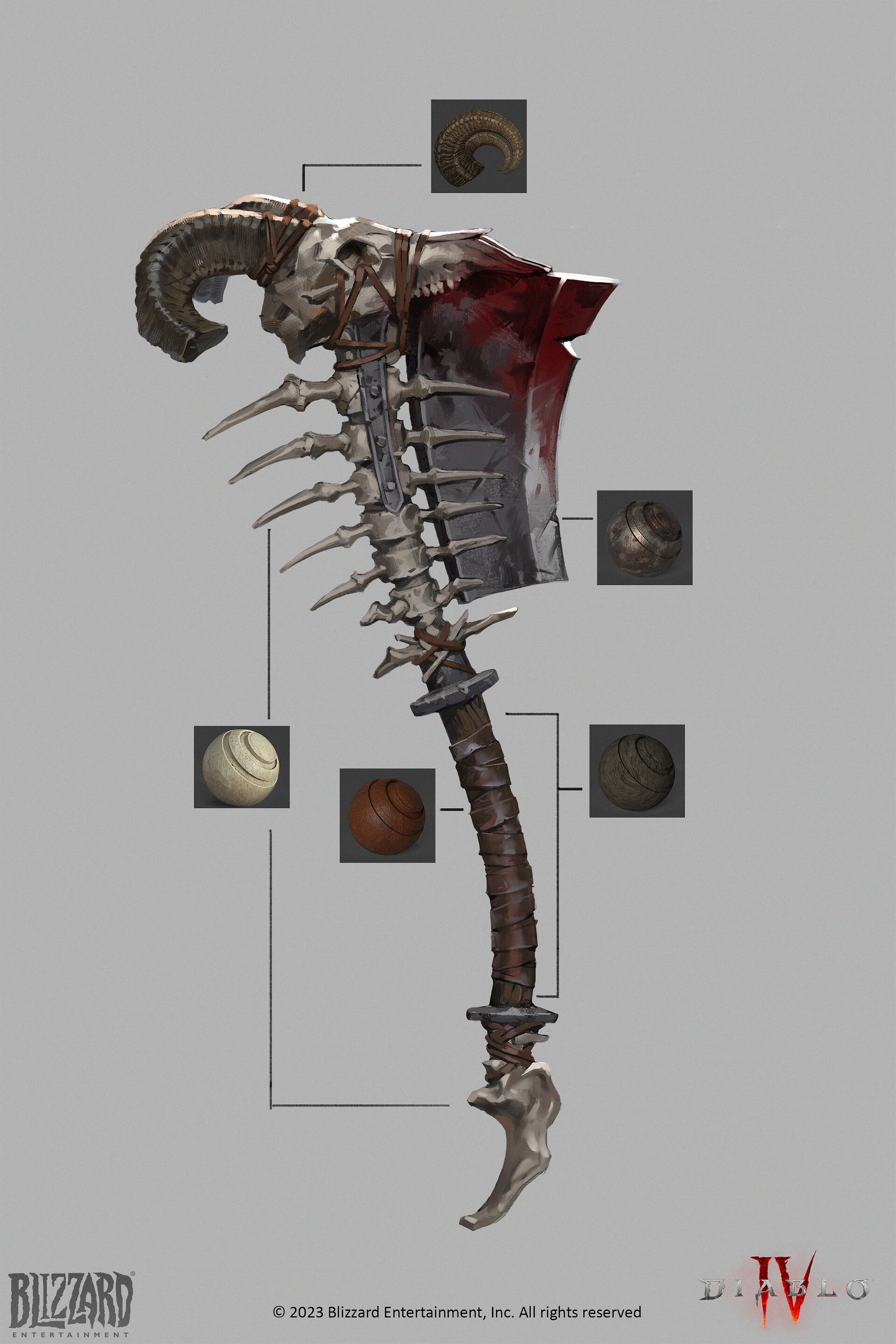 ArtStation - Diablo 4 Legacy weapon concept art-花瓣网