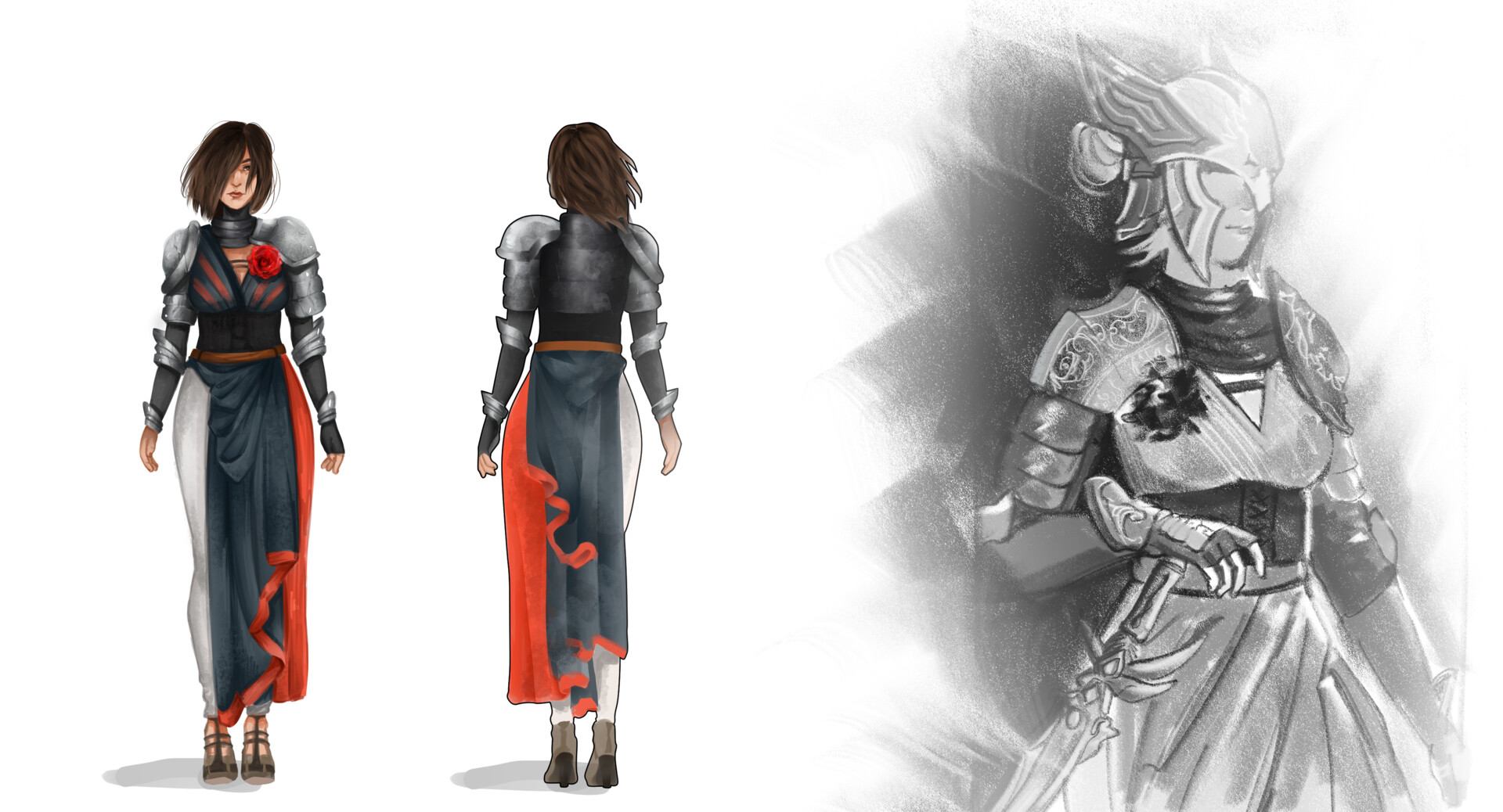 ArtStation - Original Character Concept Art - Female Guard