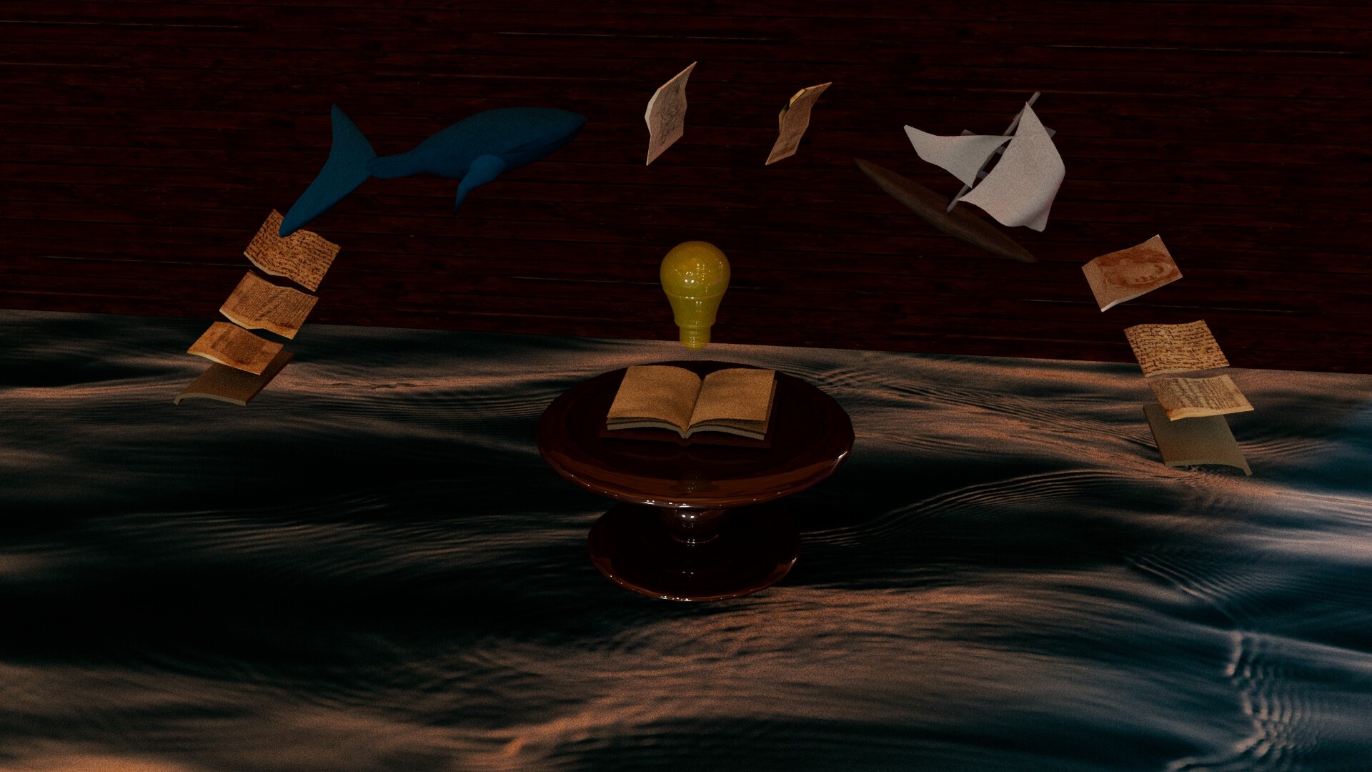 ArtStation - Moby Dick abstraction