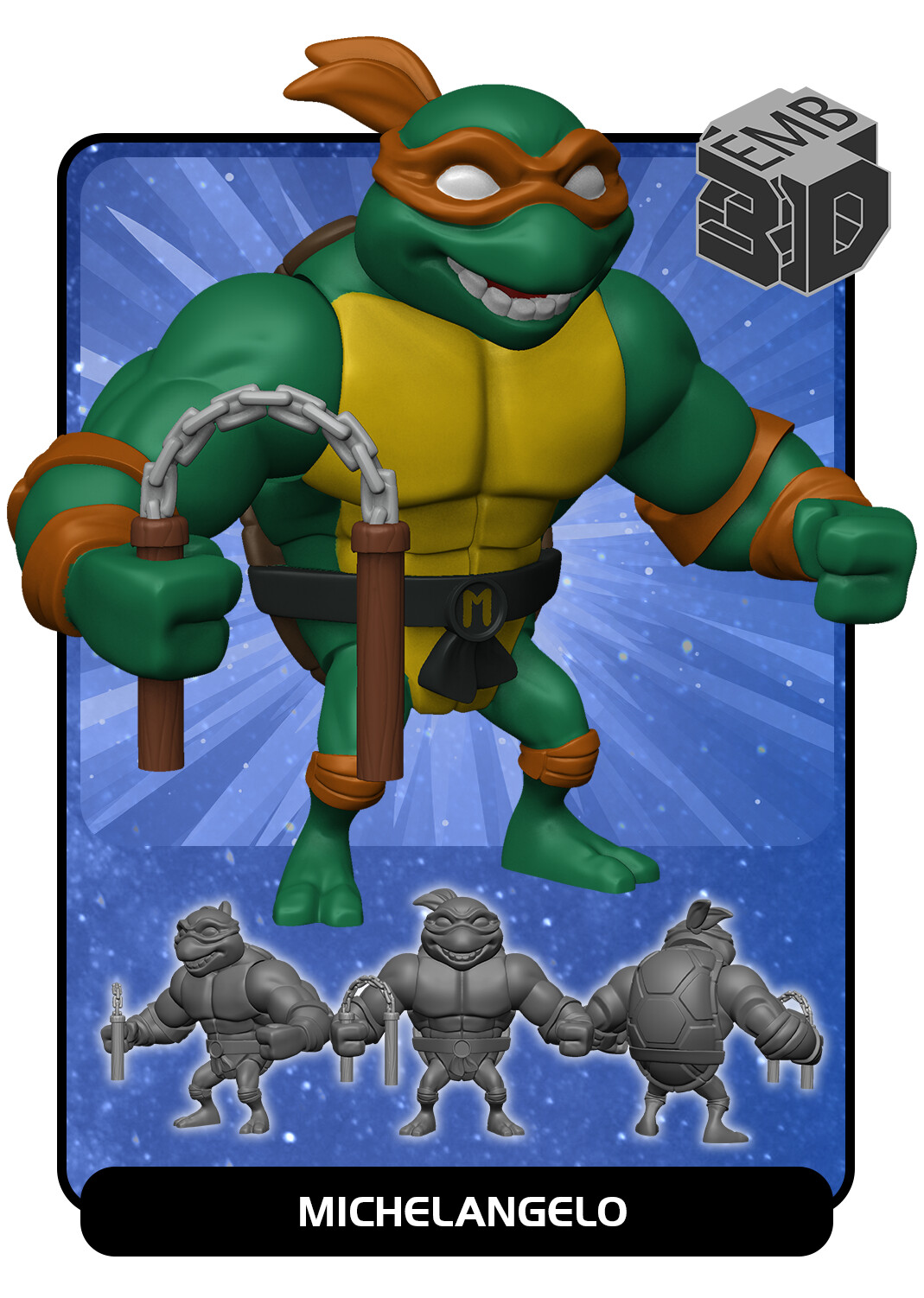 Eric Boyd - MichelangeloEternia Minis Style