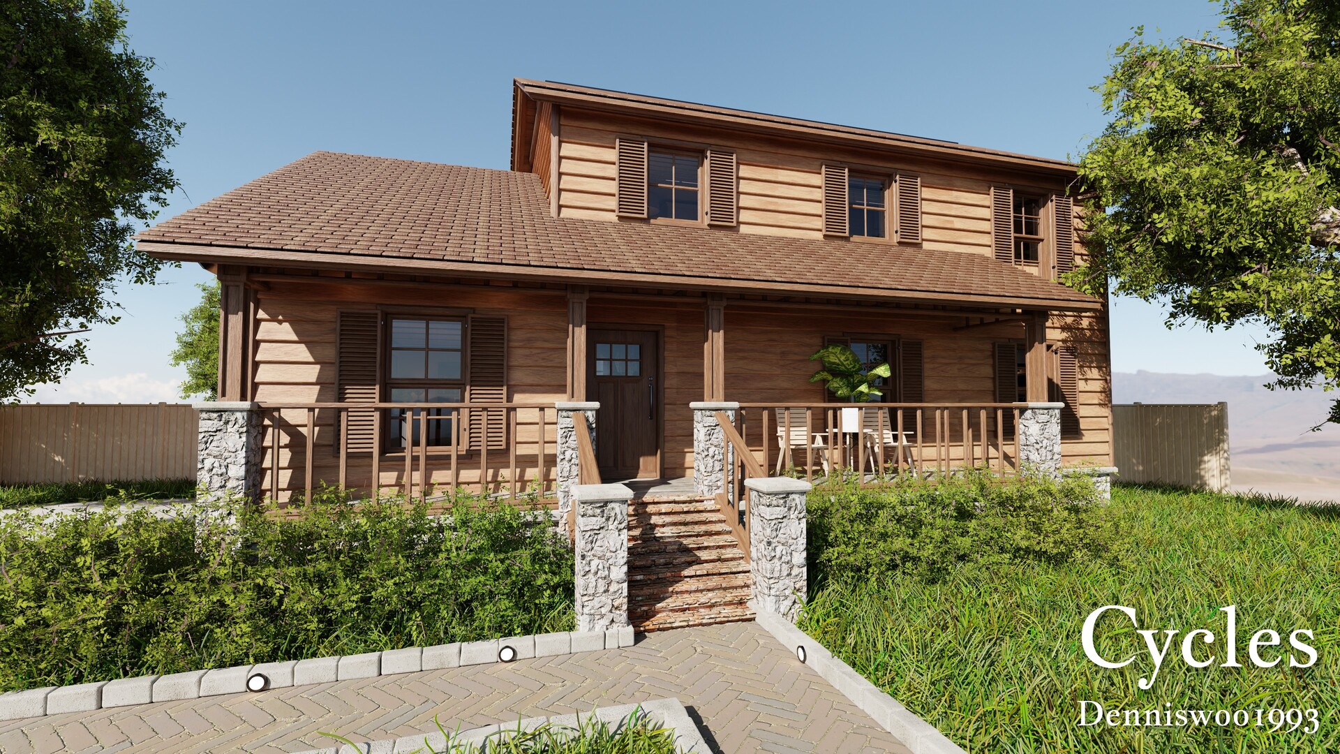 SHcreations - Modular Classic Style American House 8