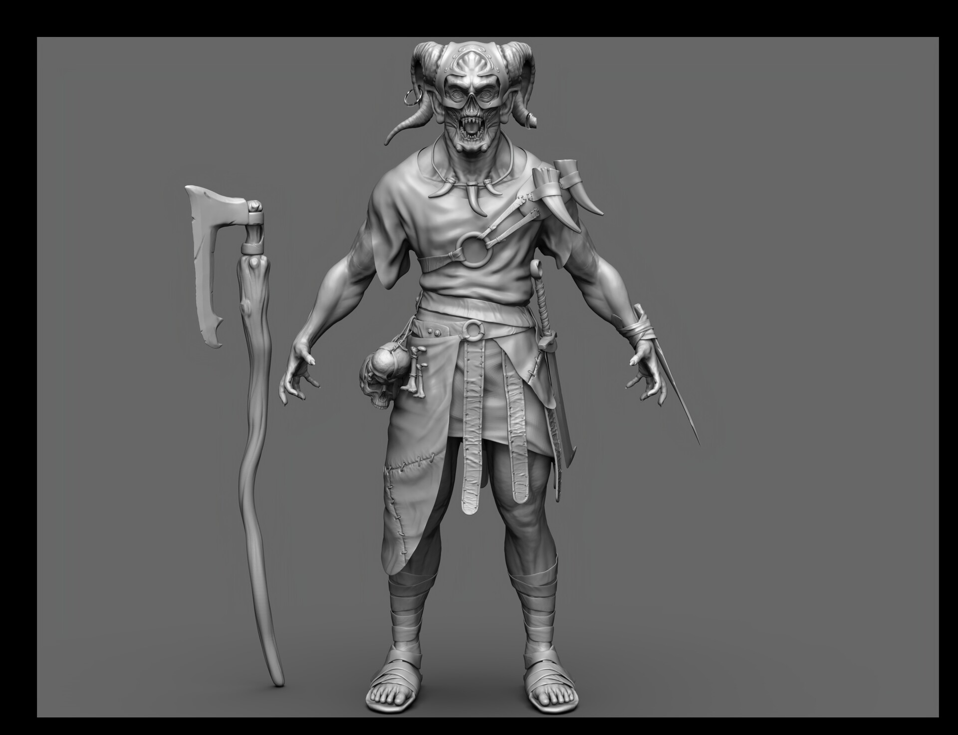 ArtStation - monster warrior