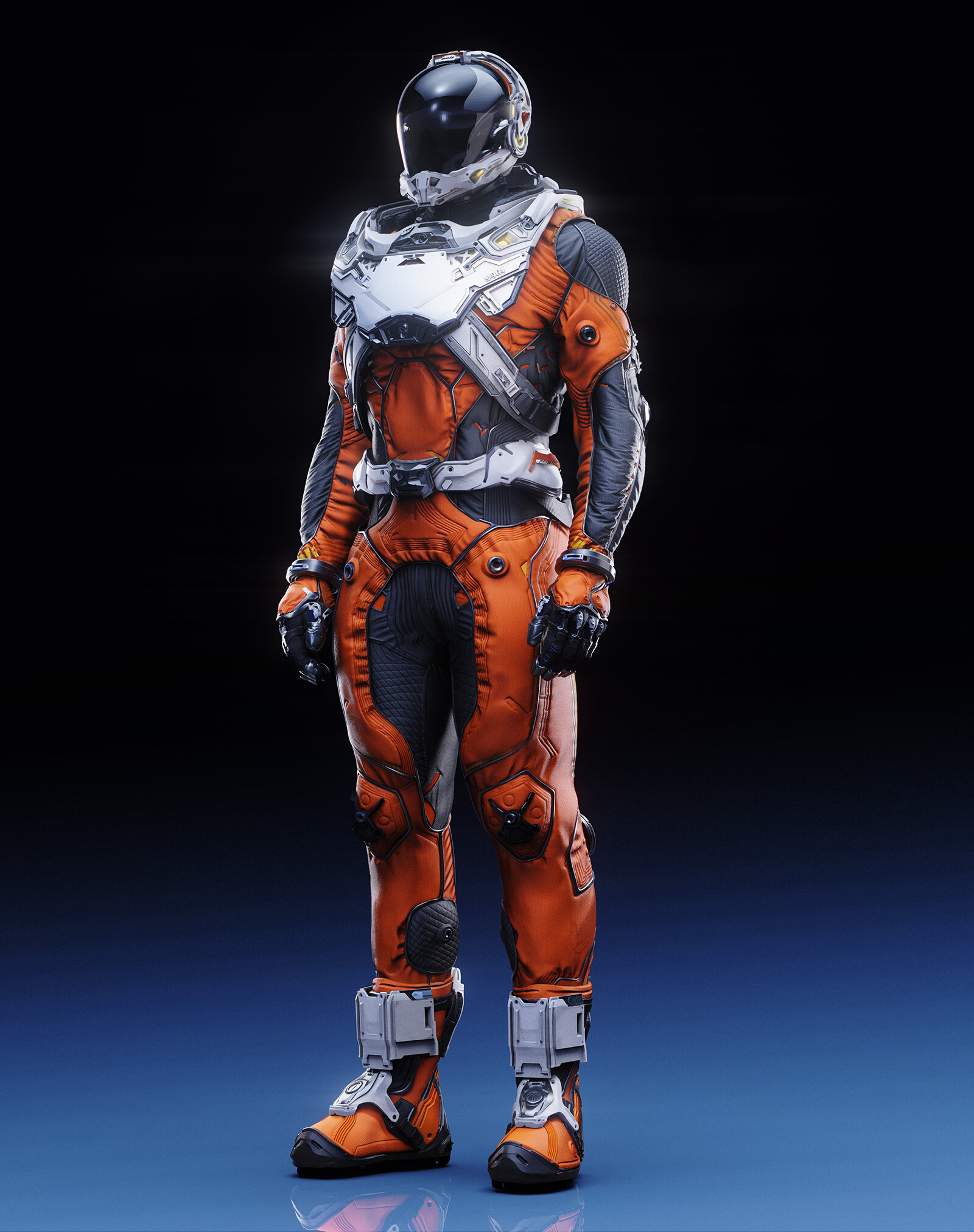 ArtStation - Lightweight spacesuit concept design