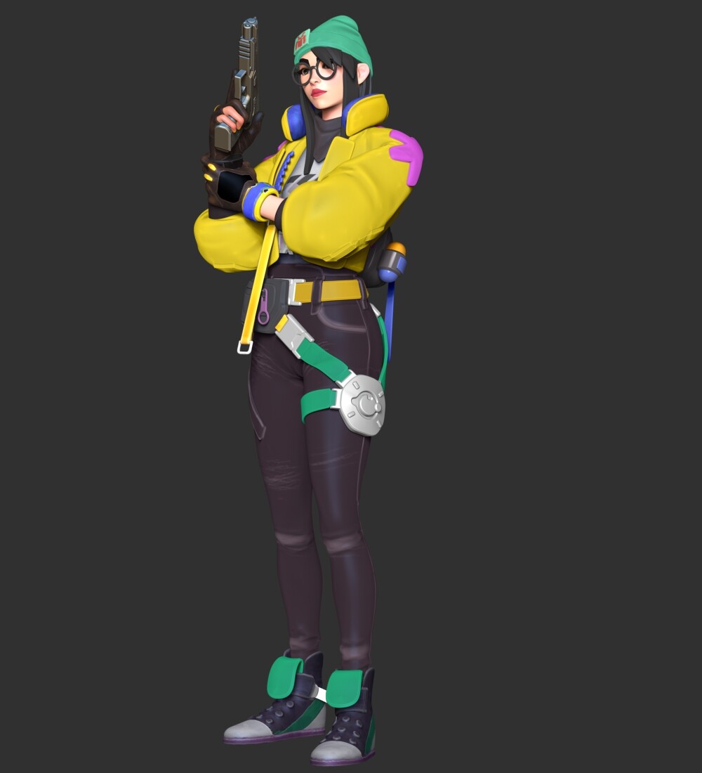 Love 3D Model - Valorant - Killjoy