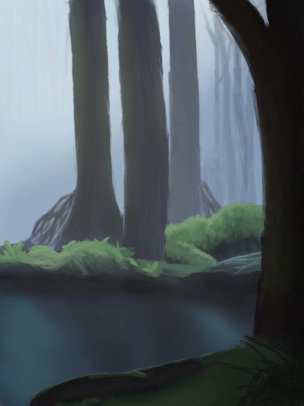 ArtStation - Forest Pond