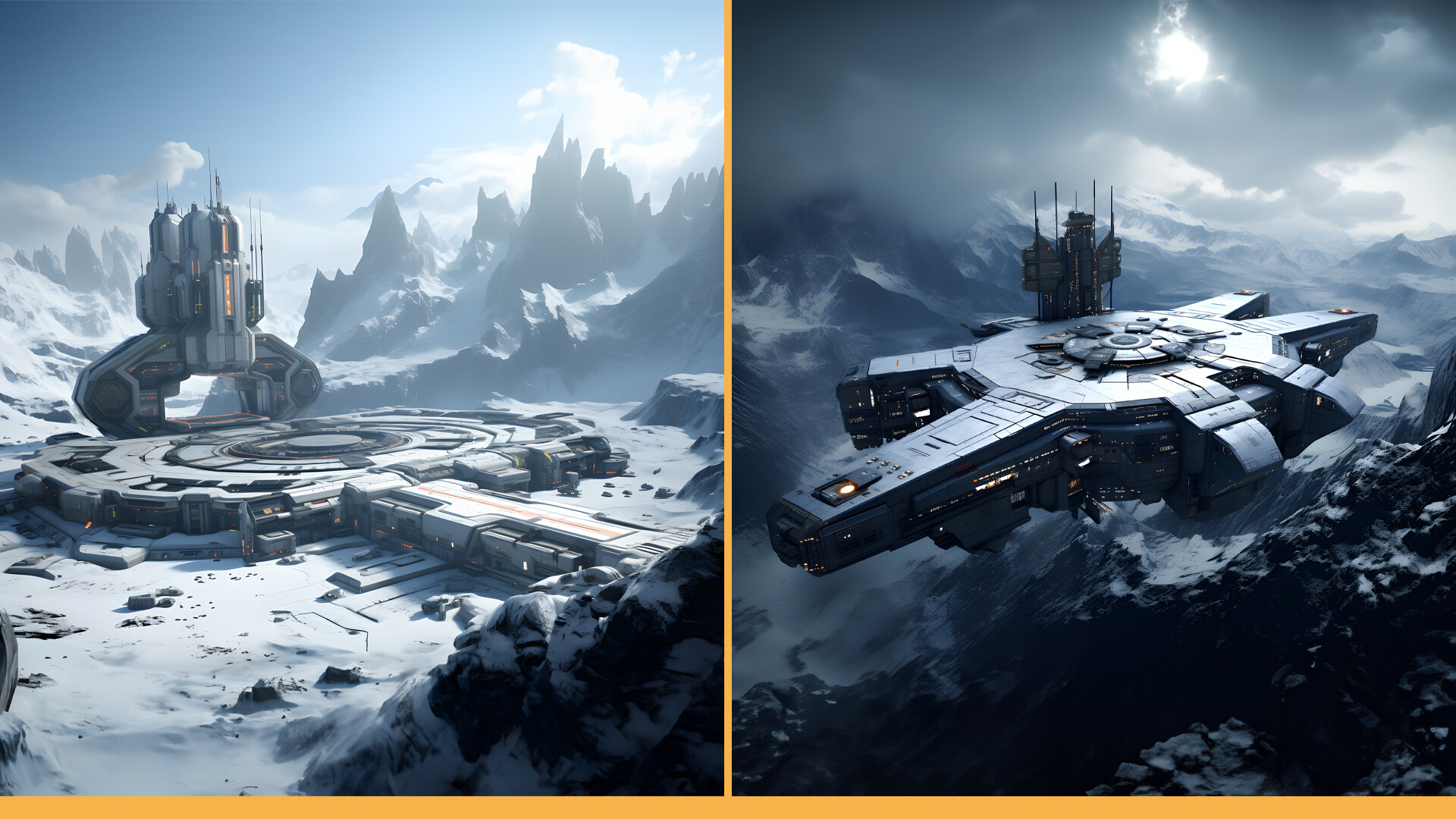 Artificial Dimension - 303 Sci-fi Military Base