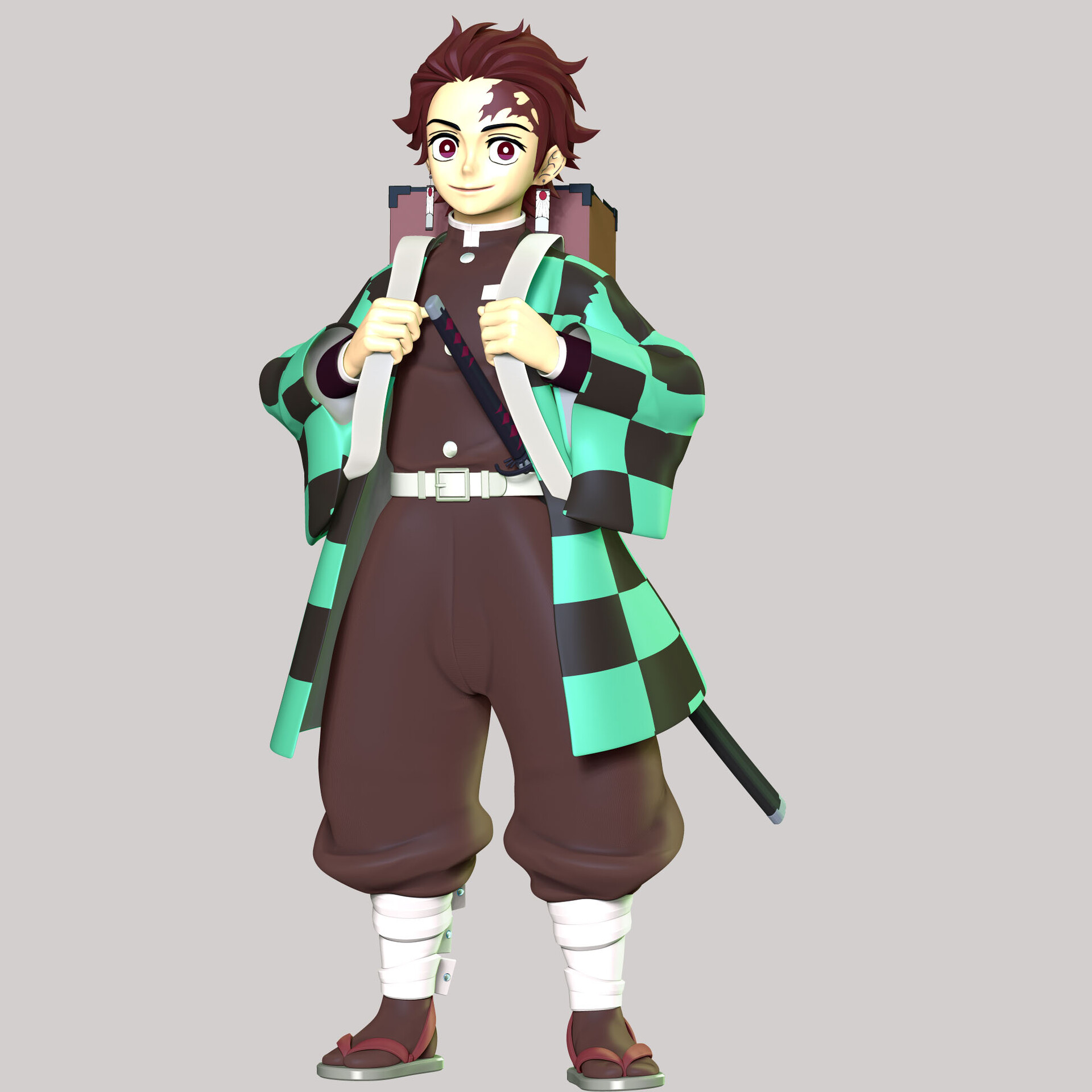 ArtStation - Demon Slayer - Tanjiro Kamado