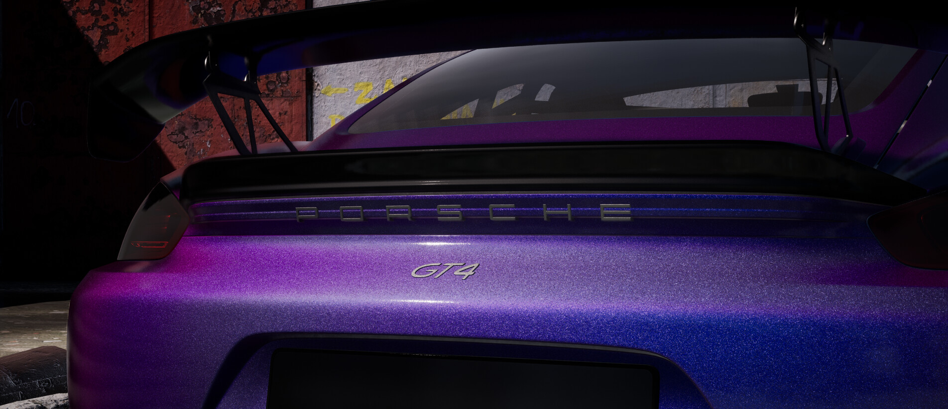 Mario Medina - Unreal Engine 5.2 - Rendered Porsche GT4 using Lumen & RTX