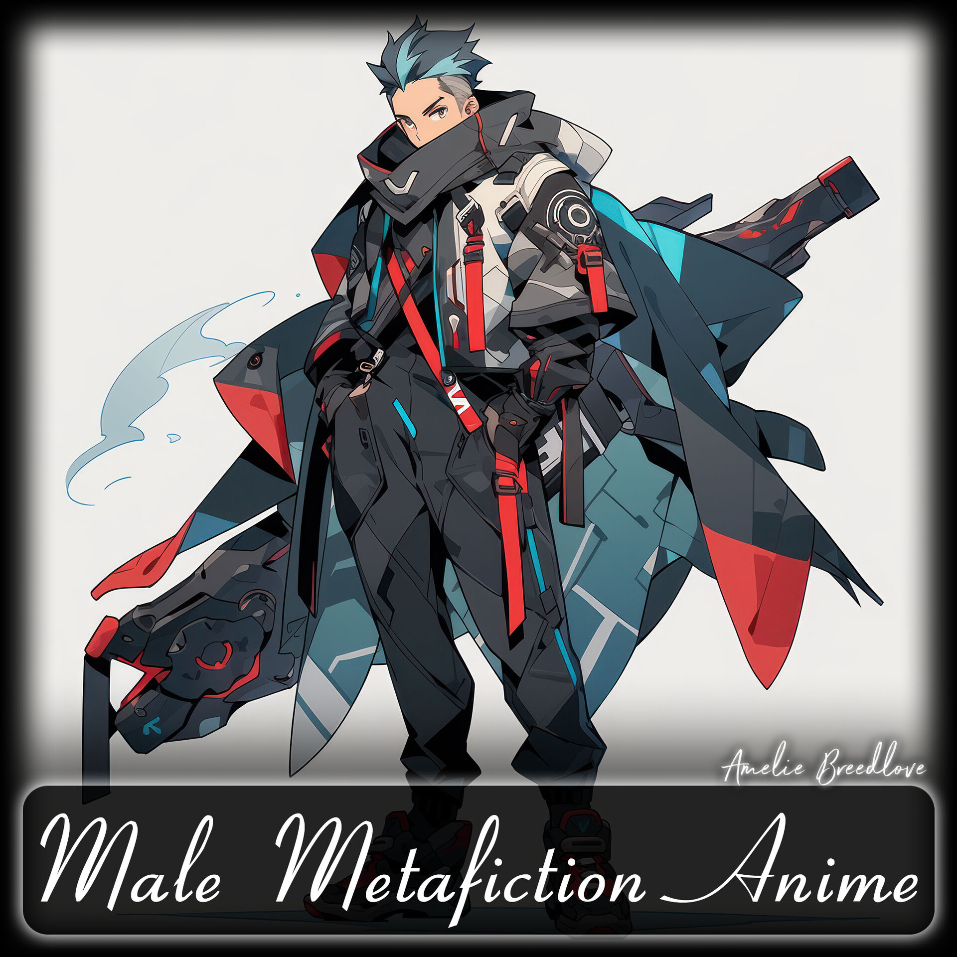 ArtStation - 200 Male Metafiction Anime (Full Body) Reference Pack | 4K ...
