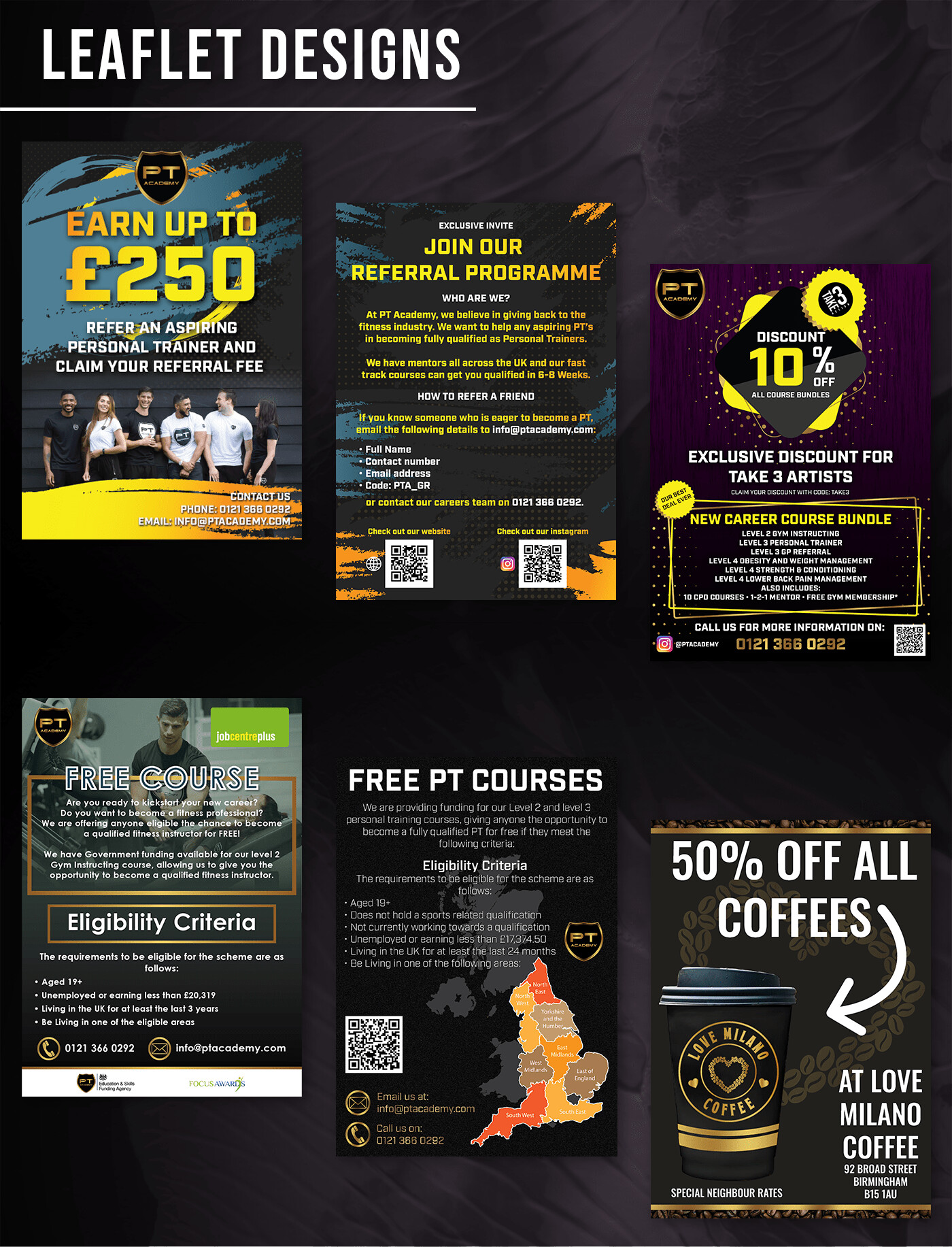 ArtStation - Graphic Design Leaflets