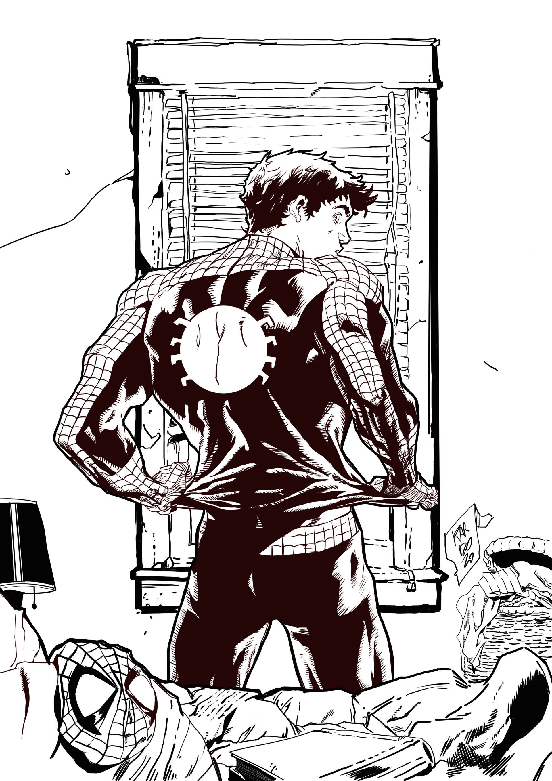 ArtStation - Ink Spider-Man by Ryan Stegman