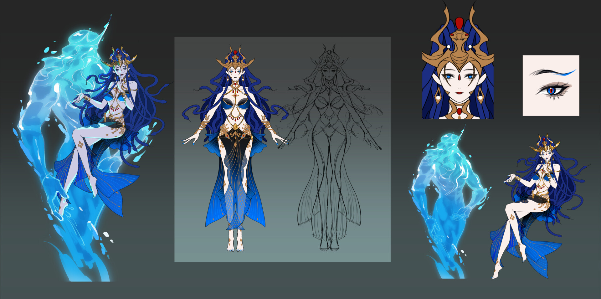 ArtStation - A test about Medusa