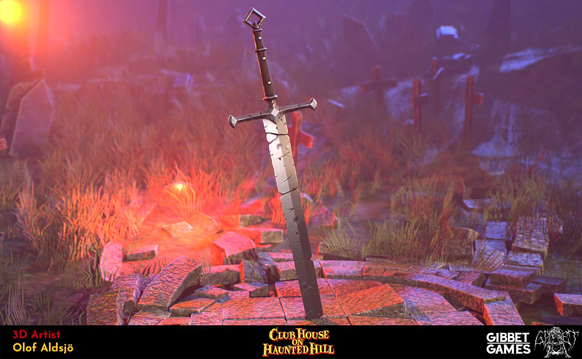 ArtStation - Executioner's Sword - Club House on Haunted Hill