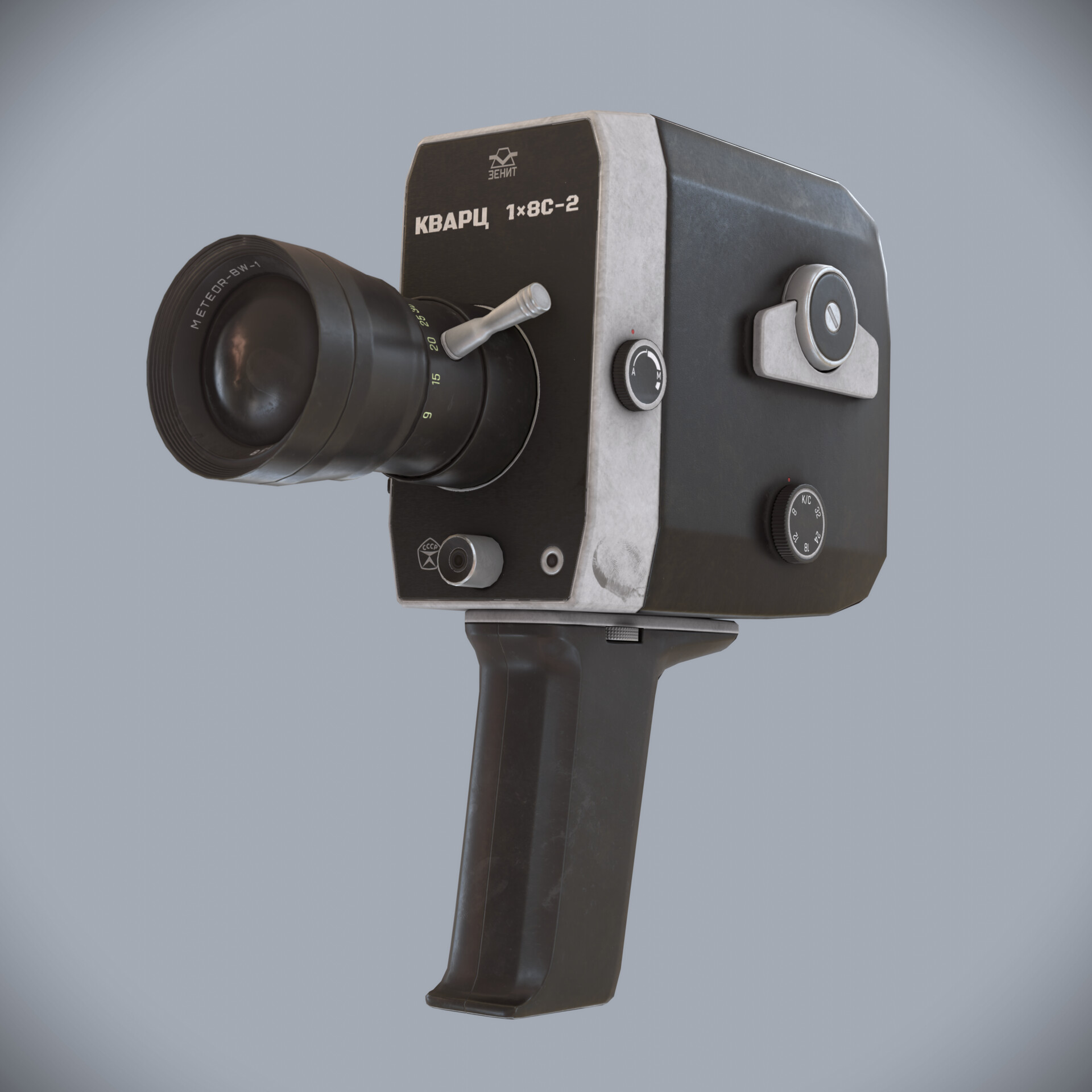 ArtStation - Soviet movie camera - Kvarts 1х8С-2