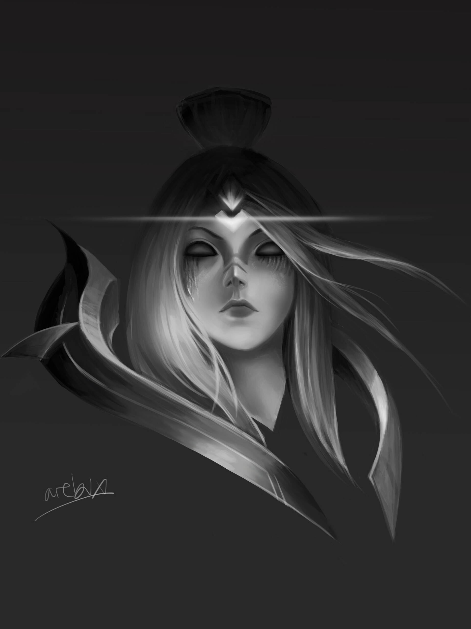ArtStation - Cosmic Ashe face study