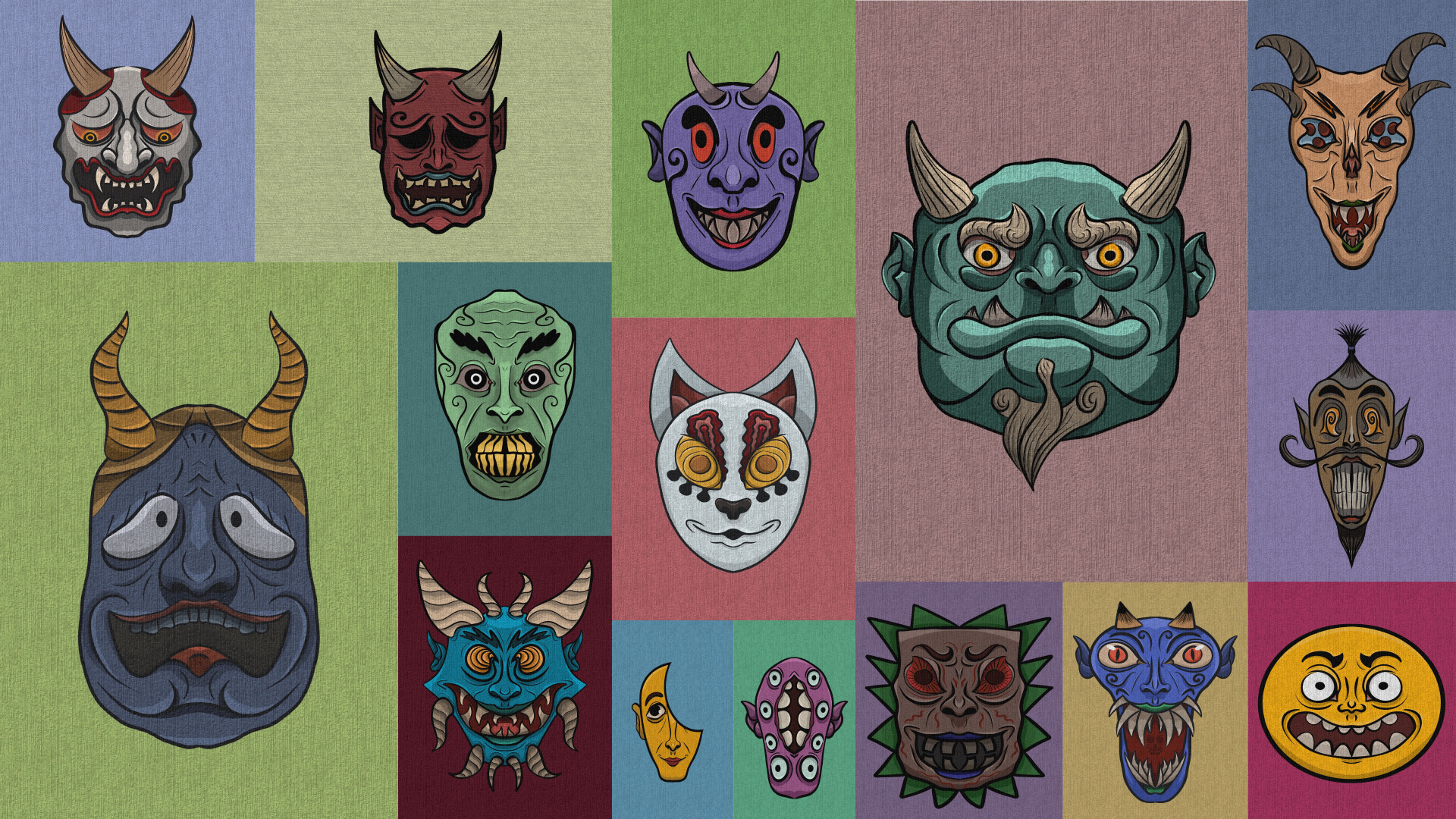 ArtStation - Demonic Masks