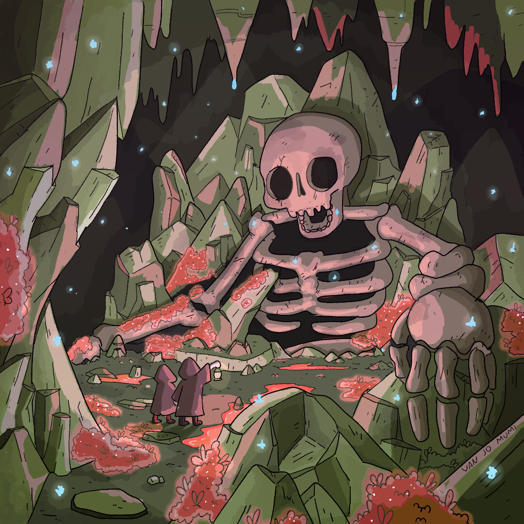 ArtStation - The Skeleton Cave
