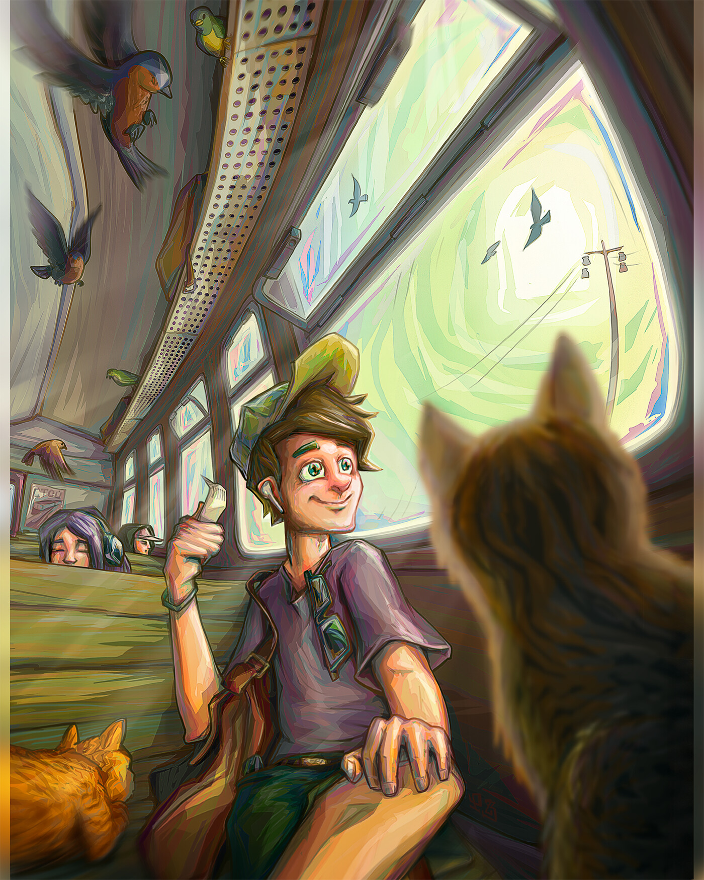 ArtStation - Railway to the Summer