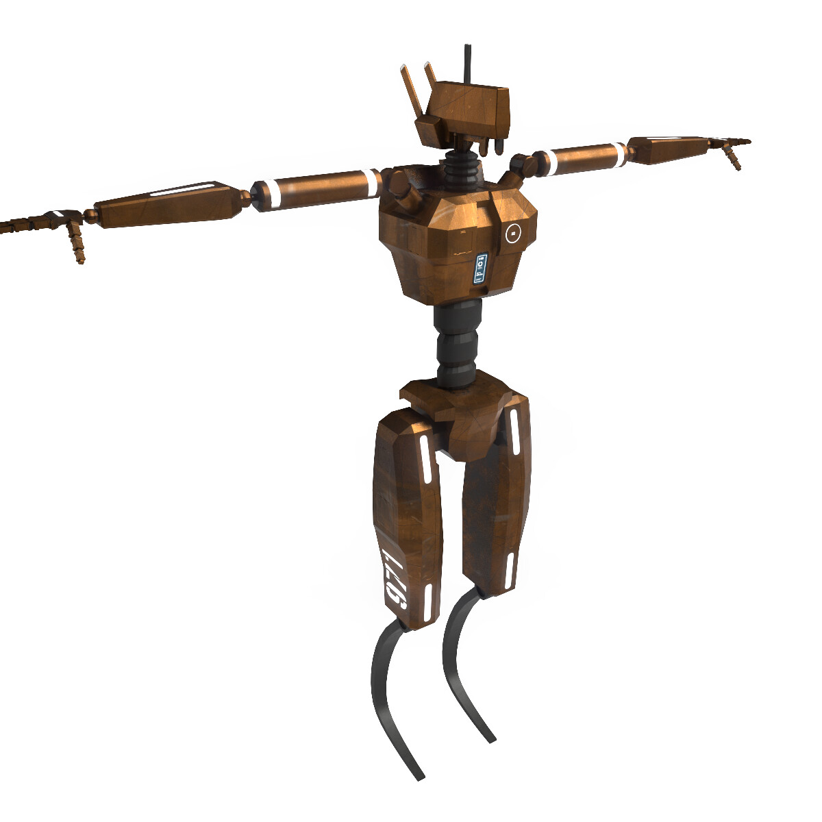 ArtStation - Robot rigged