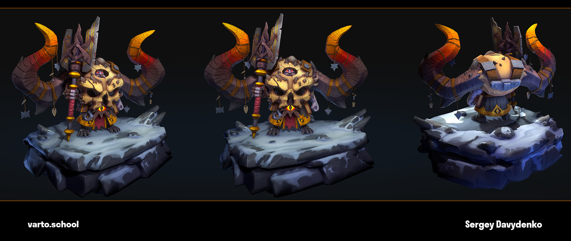 Varto School - Dwarf Demonologist by Sergey Davydenko