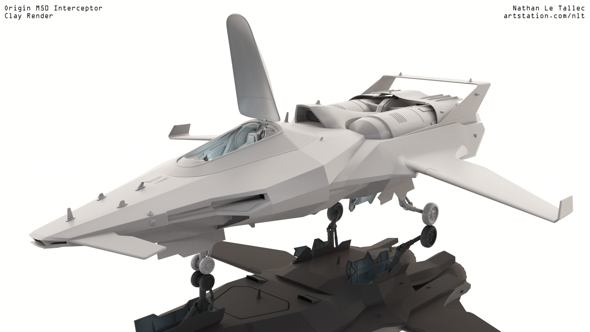 Nathan Le Tallec - Origin M50 Interceptor from Star Citizen [FAN ART ...