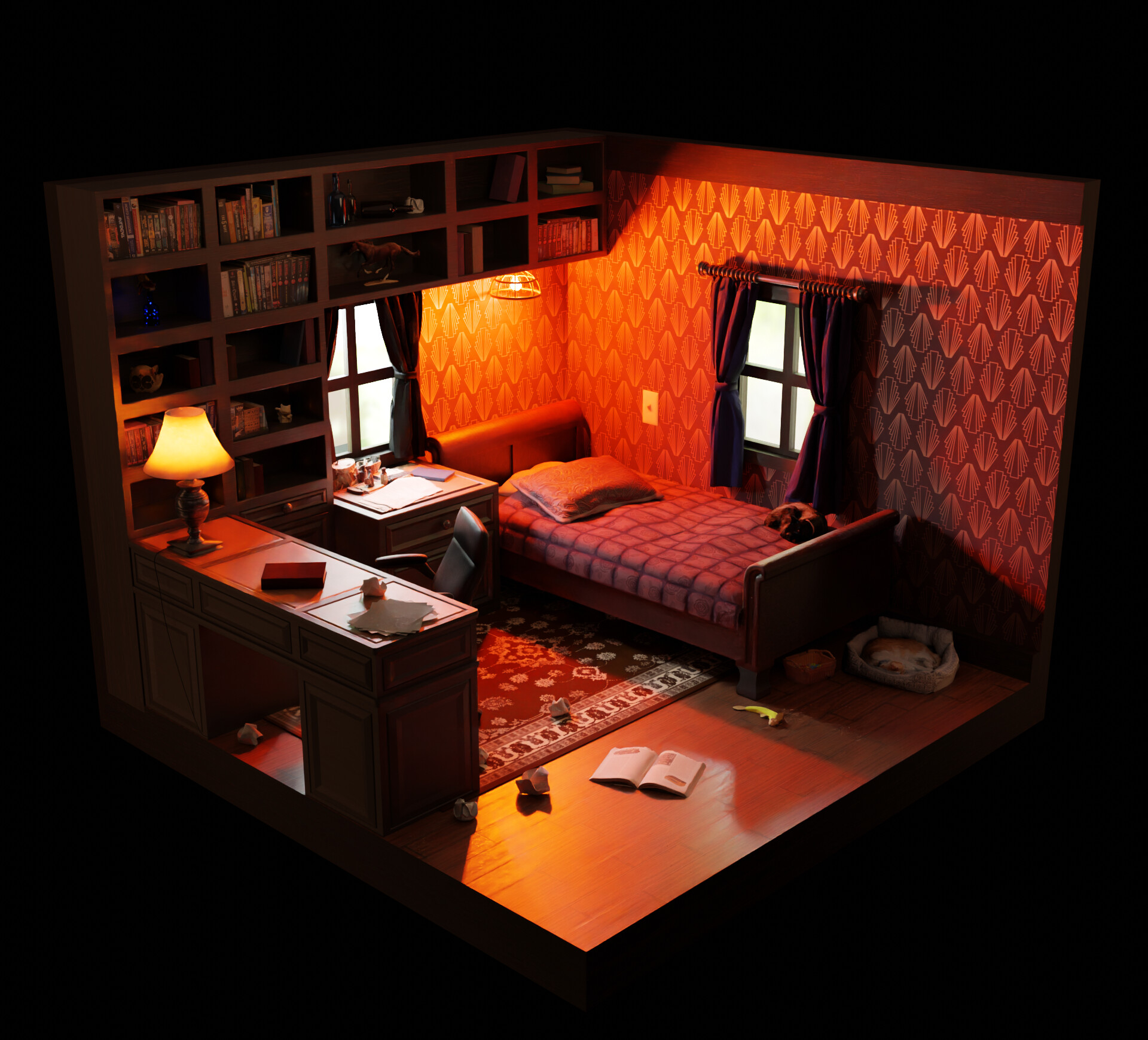 ArtStation - Cozy Study