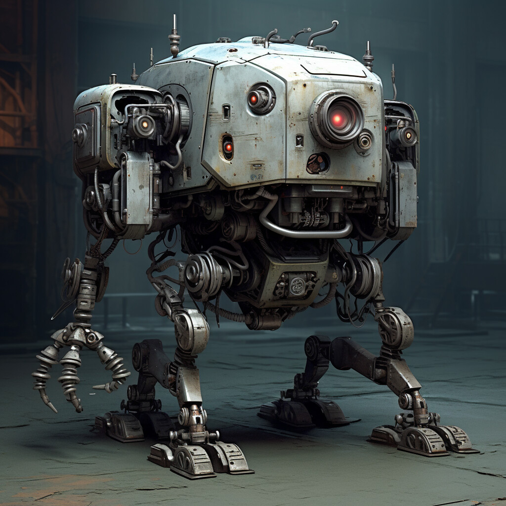 ArtStation - futuristic robot