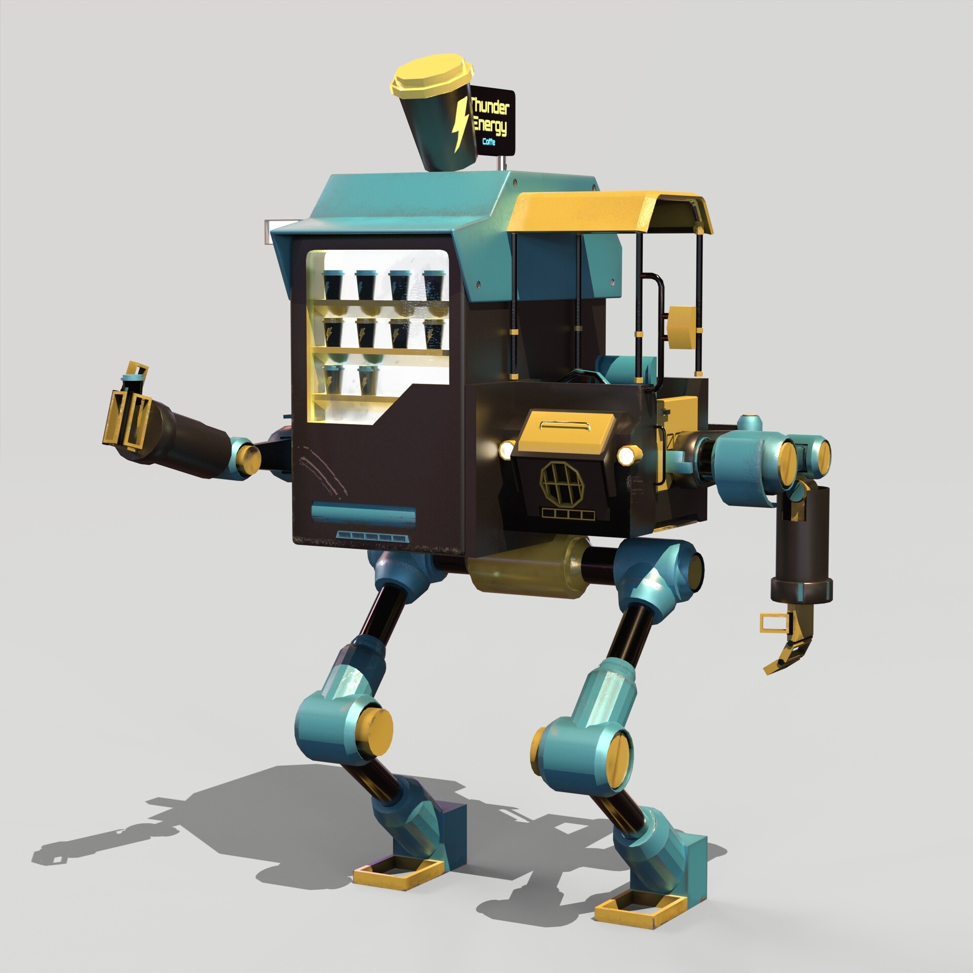 ArtStation - Vending Machine Robot
