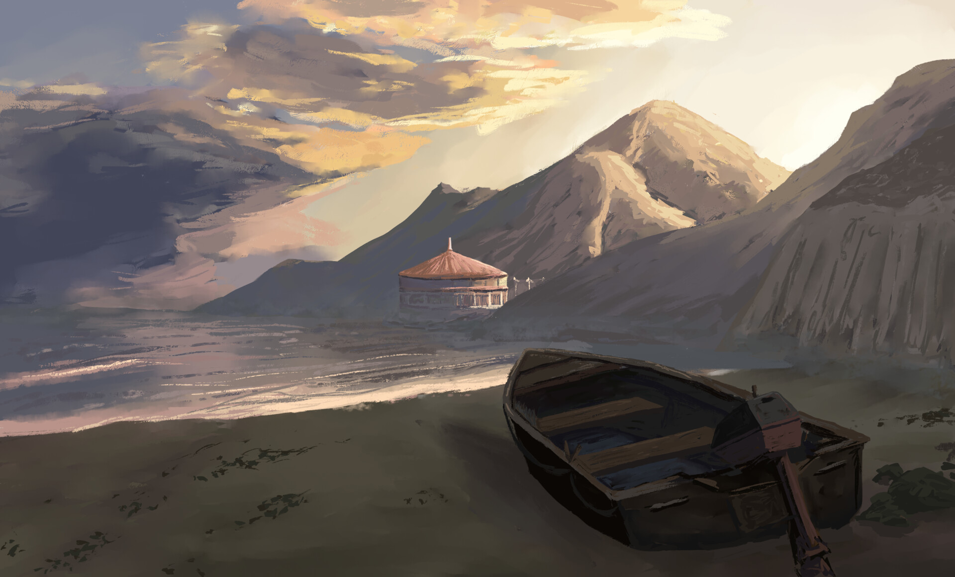 ArtStation - The Last of Us Landscape Fanart